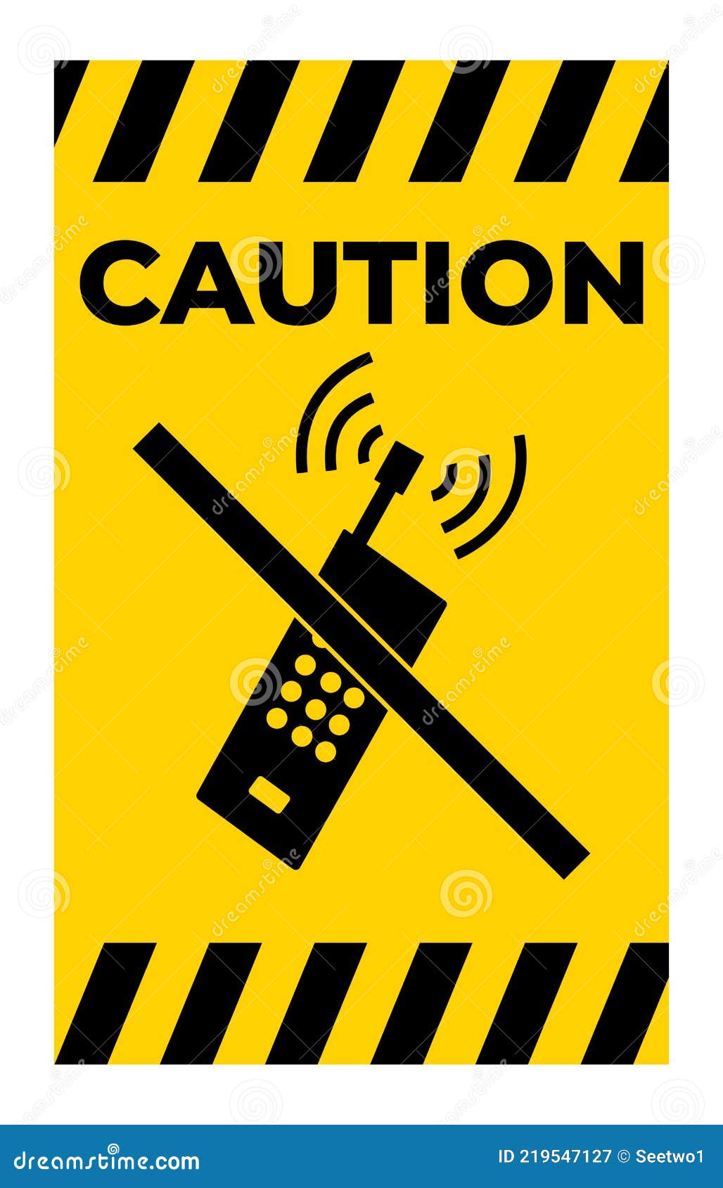 Symbol Do Not Use the Phone Stock Vector - Illustration of forbid ...