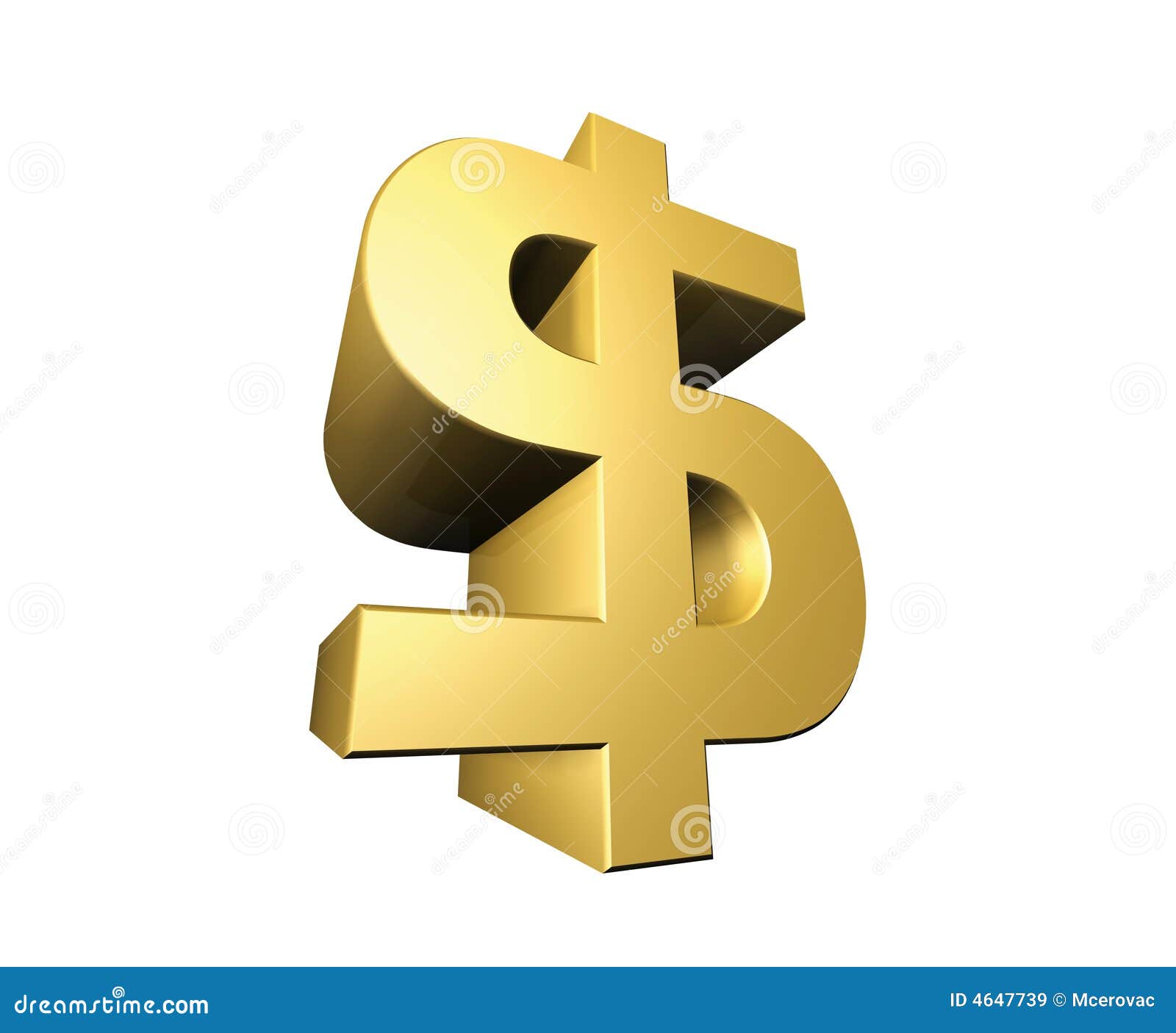 Symbol dolara ilustracji. Ilustracja złożonej z dolar - 4647739