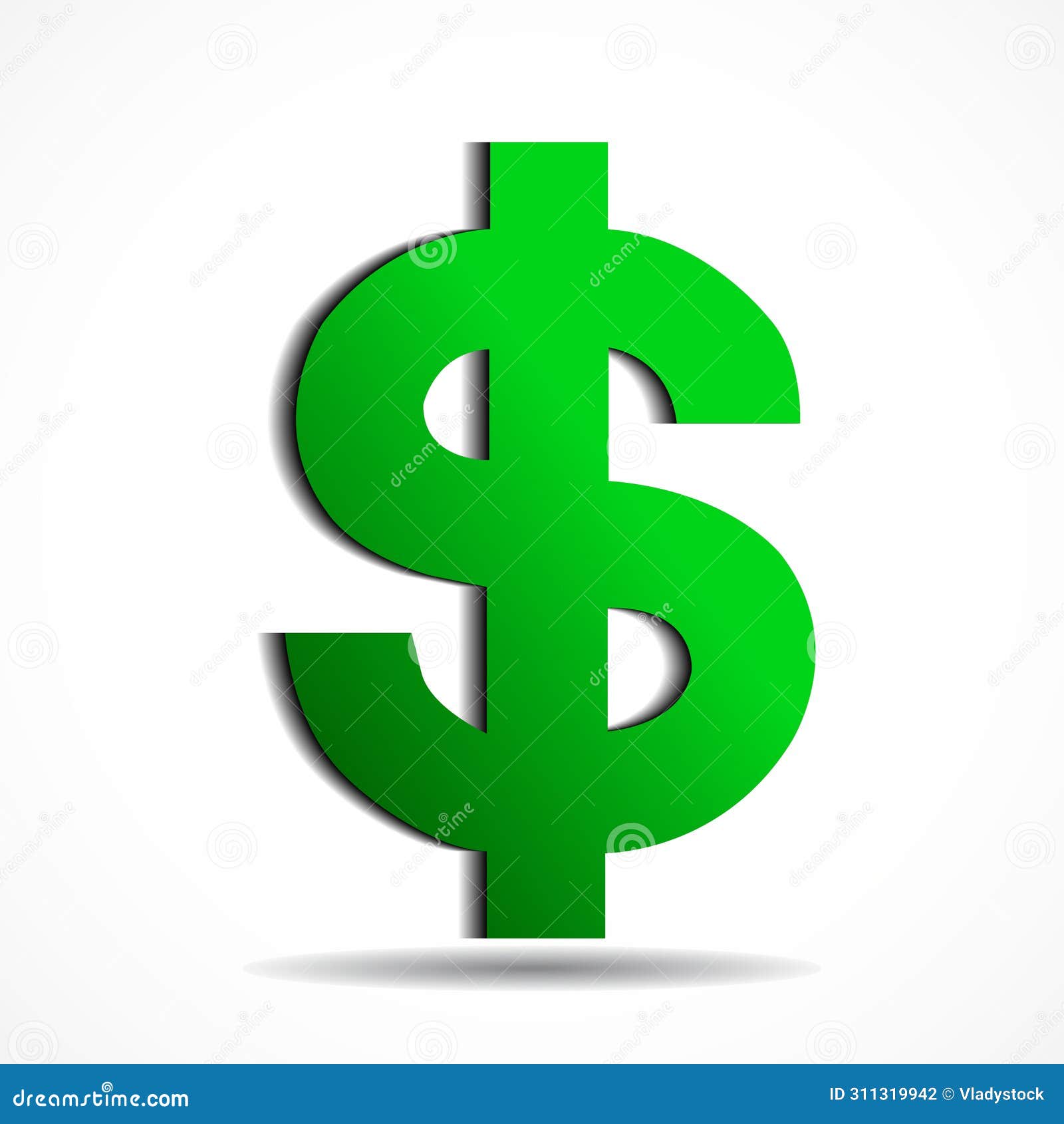 Symbol Dollar. Usd Currency Symbol Stock Vector - Illustration of ...