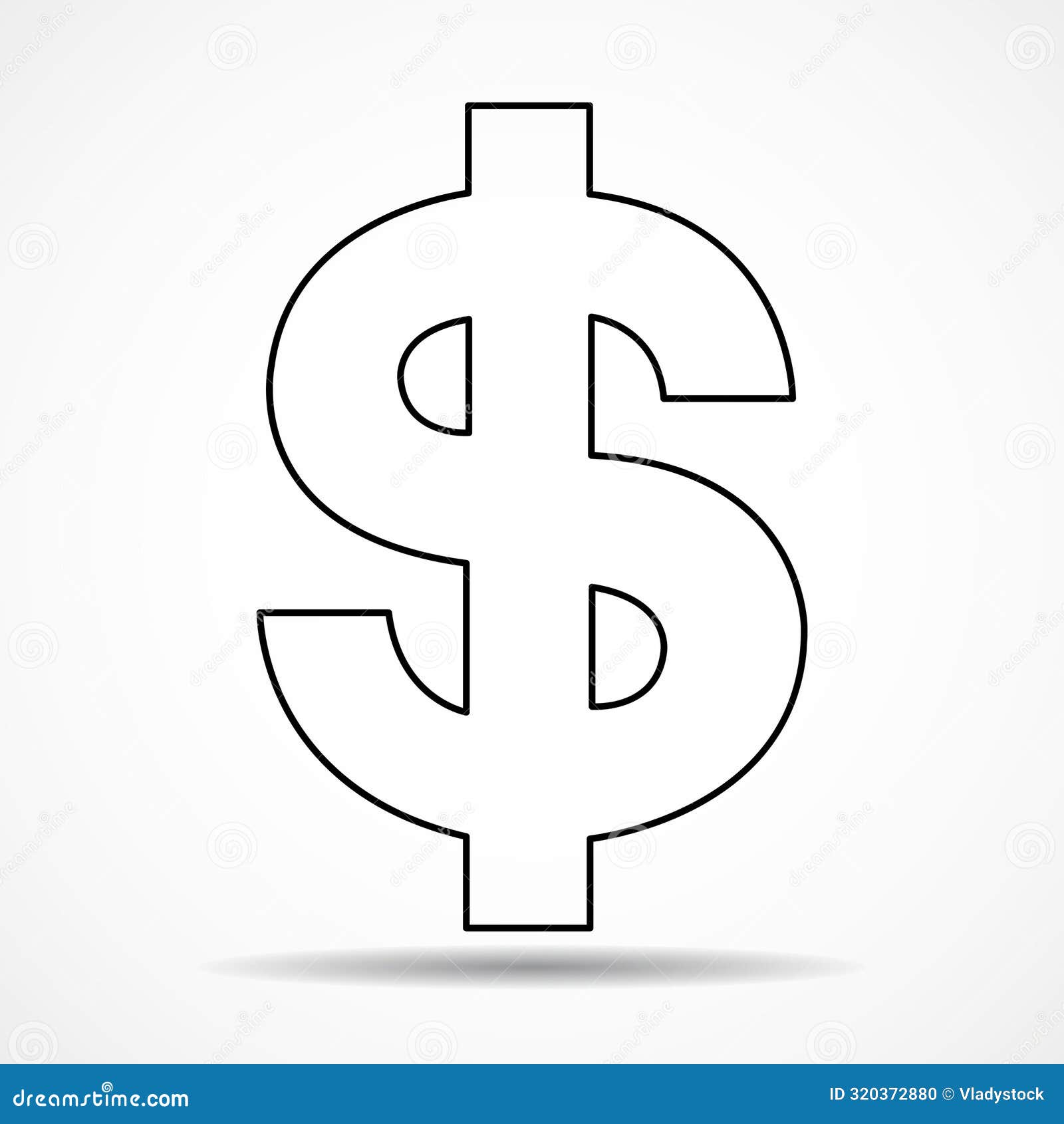 Symbol Dollar. Usd Currency Symbol Stock Vector - Illustration of icon ...