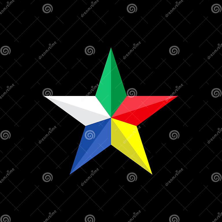 Symbol of Druze, Vector Illustration Stock Vector - Illustration of ...
