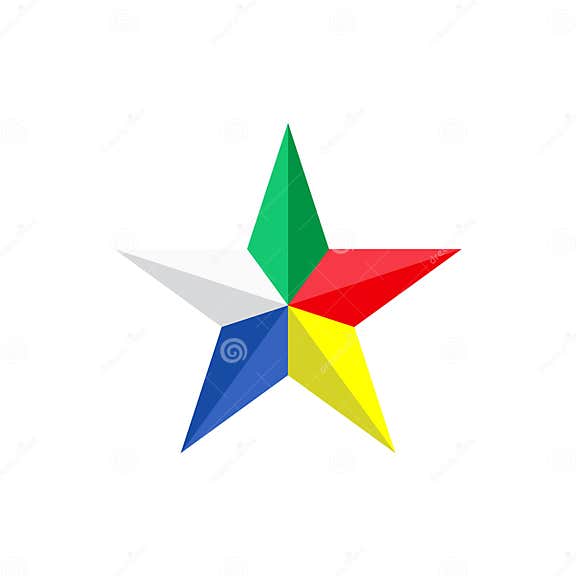 Symbol of Druze, Vector Illustration Stock Vector - Illustration of ...
