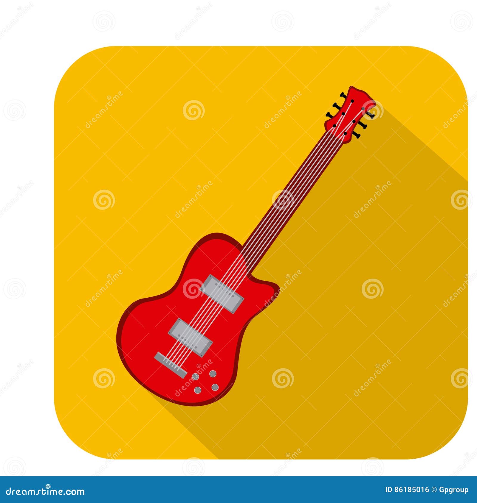 Symbol Electric Guitar Icon Stock Illustration - Illustration of ...