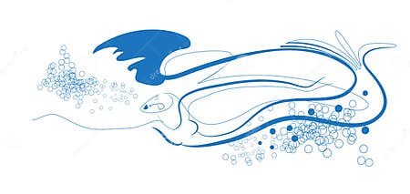 Symbol of the Element of Water Stock Illustration - Illustration of ...