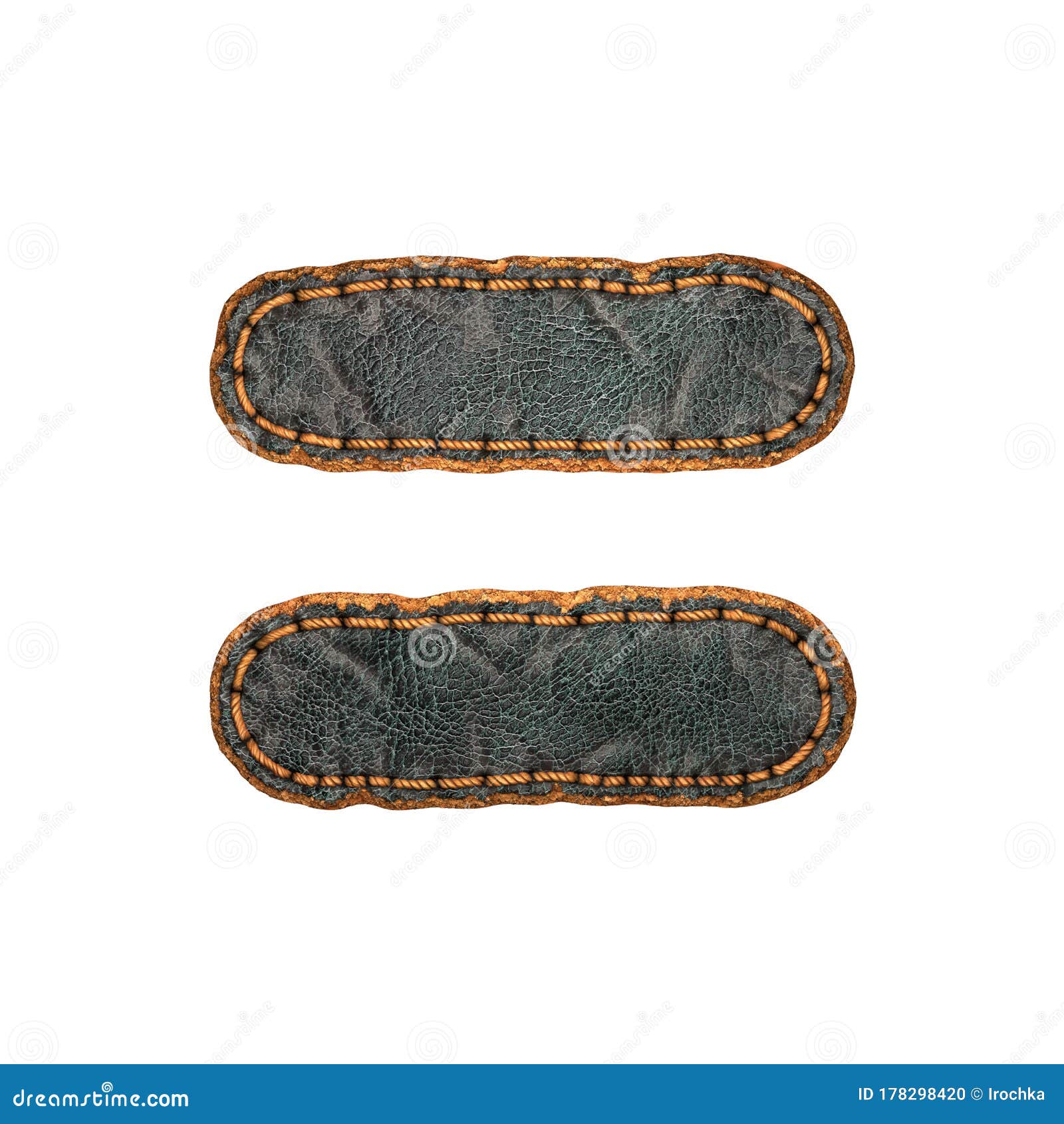 Symbol Equals Colon Made Of Forged Metal In The Center Of Circle ...