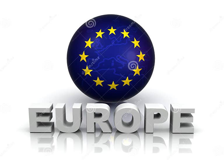 Symbol of Europe stock illustration. Illustration of europe - 8914033