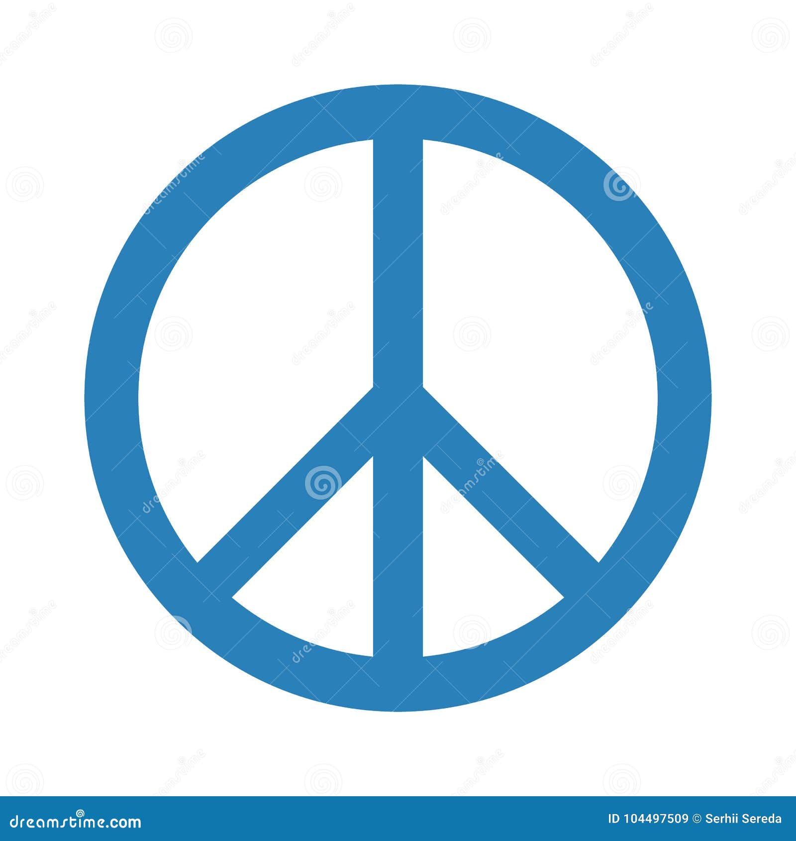 Symbol för fredsymbol stock illustrationer. Illustration av hippie ...