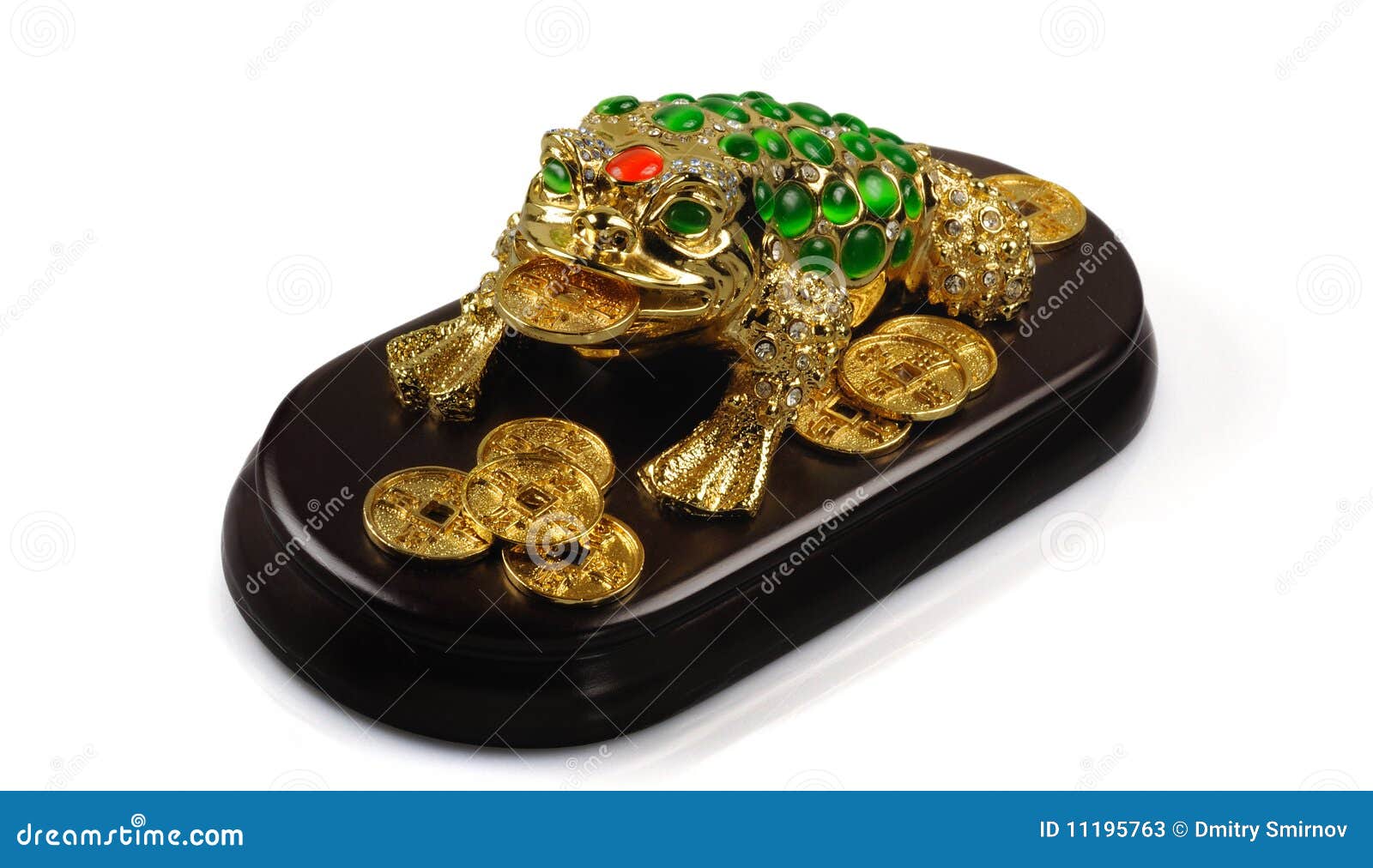 Symbol of Feng-Shui: Three-legged Toad Stock Image - Image of asia ...