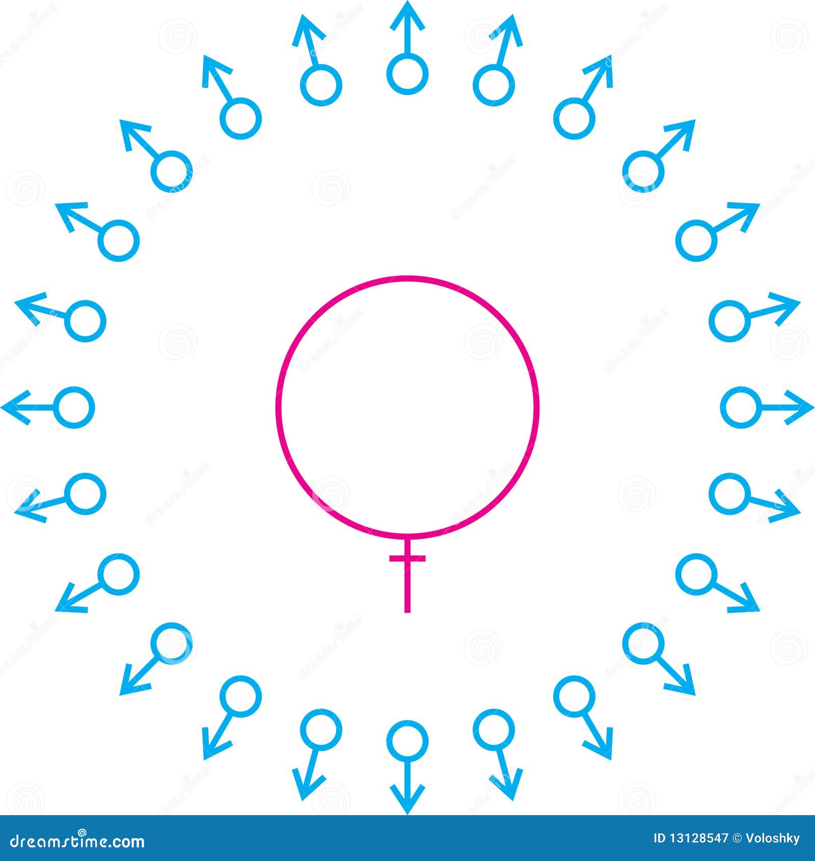 Symbol fertilization stock vector. Illustration of female - 13128547