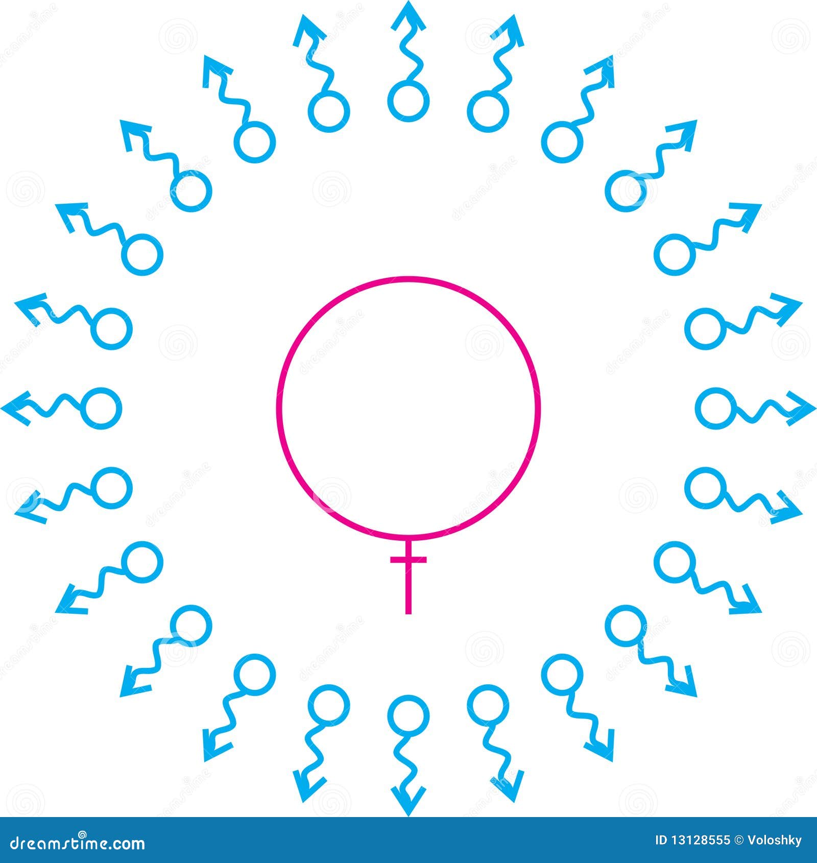 Symbol fertilization stock vector. Illustration of pollination - 13128555