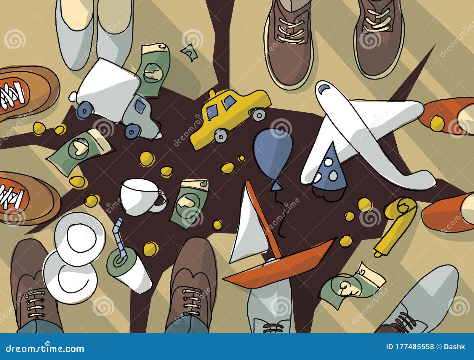 Symbol Financial Economic Crisis Business Collapse Businessmen Feet ... Symbol Financial Economic Crisis Business Collapse Businessmen Feet ...
