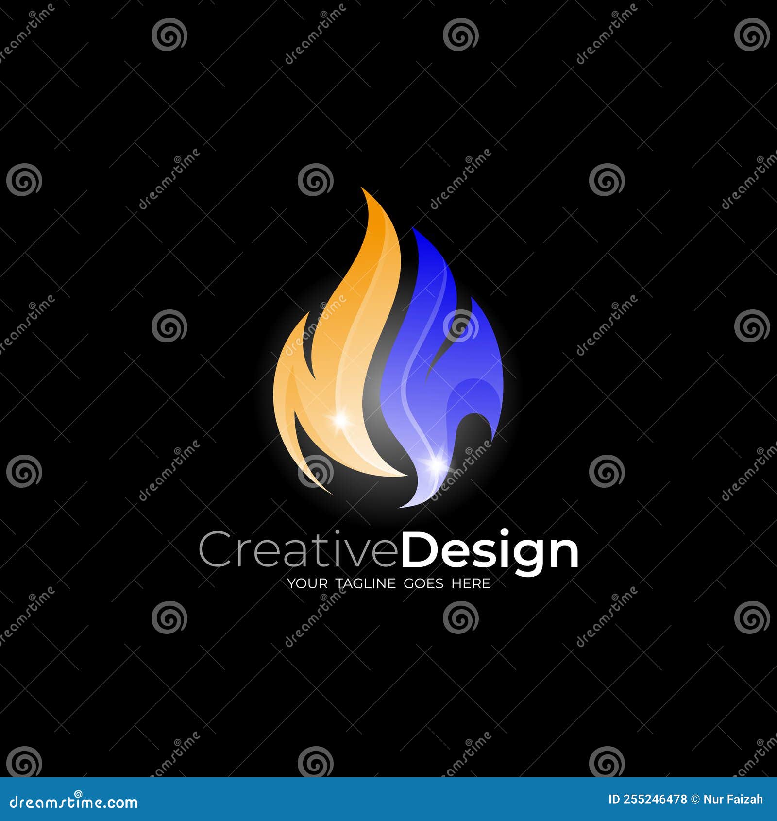 Symbol Fire Logo Template, Simple Fire Icons Stock Vector ...