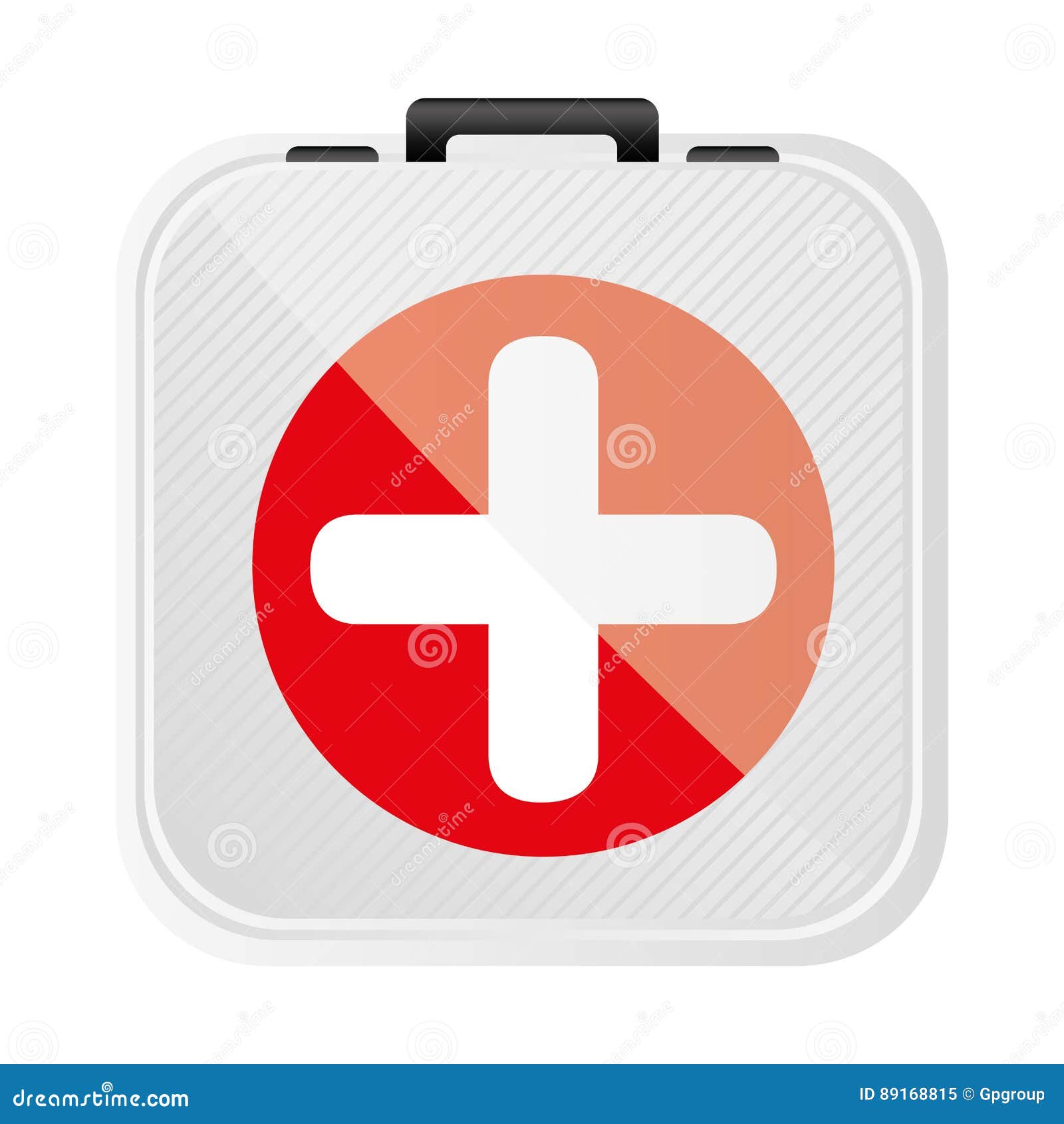 Symbol first aid kit icon stock illustration. Illustration of icon ...