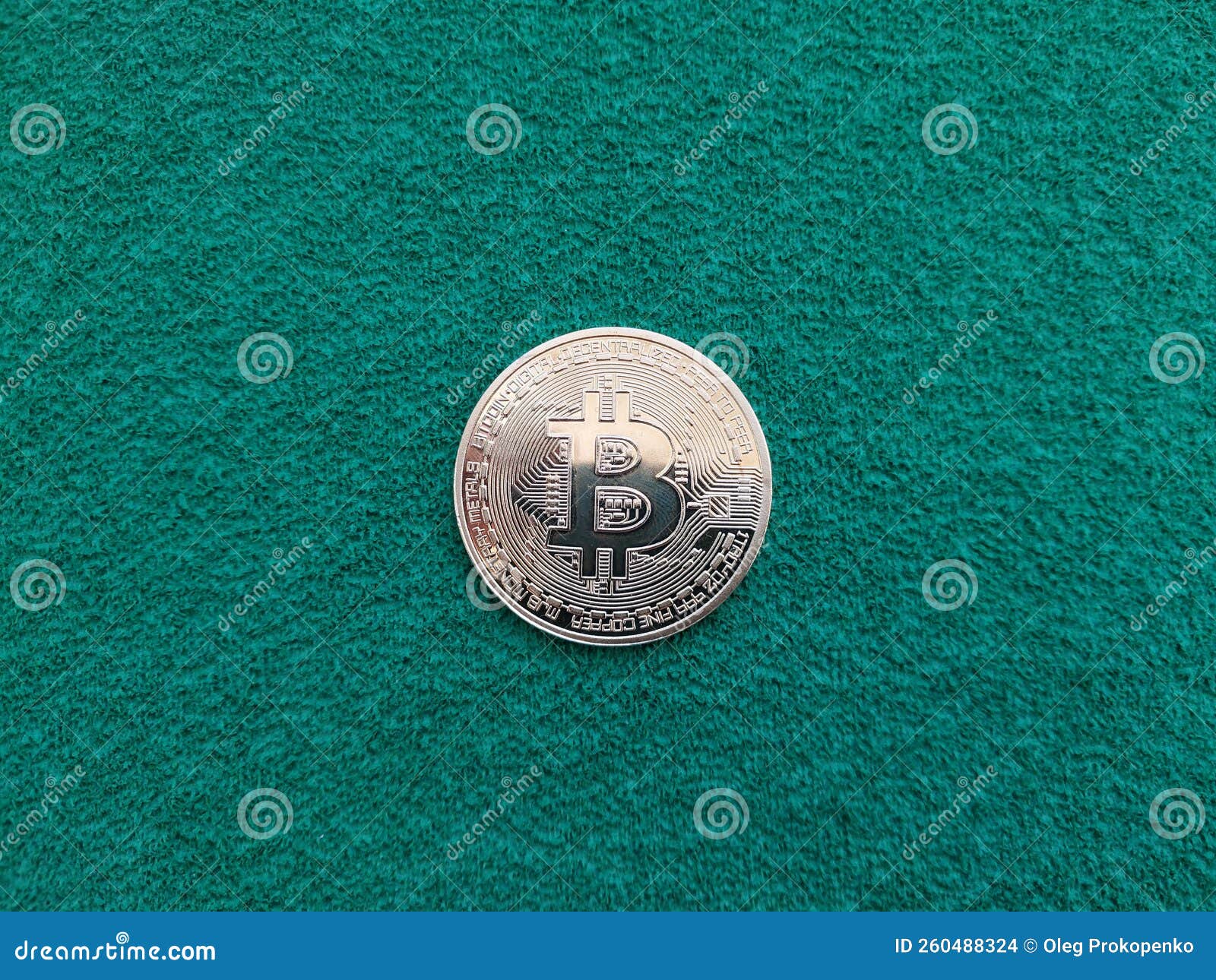 Symbol of the First Cryptocurrency Bitcoin Stock Photo - Image of ...