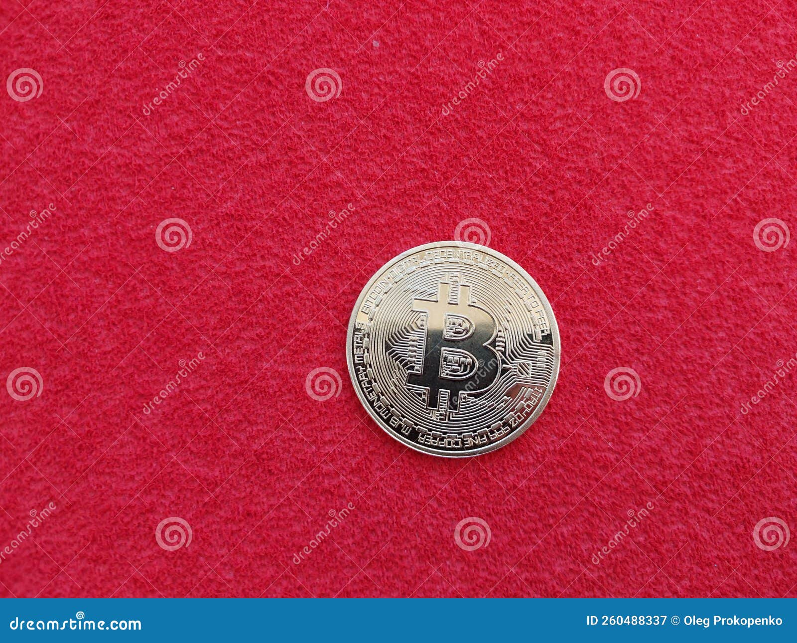 Symbol of the First Cryptocurrency Bitcoin Stock Image - Image of cash ...