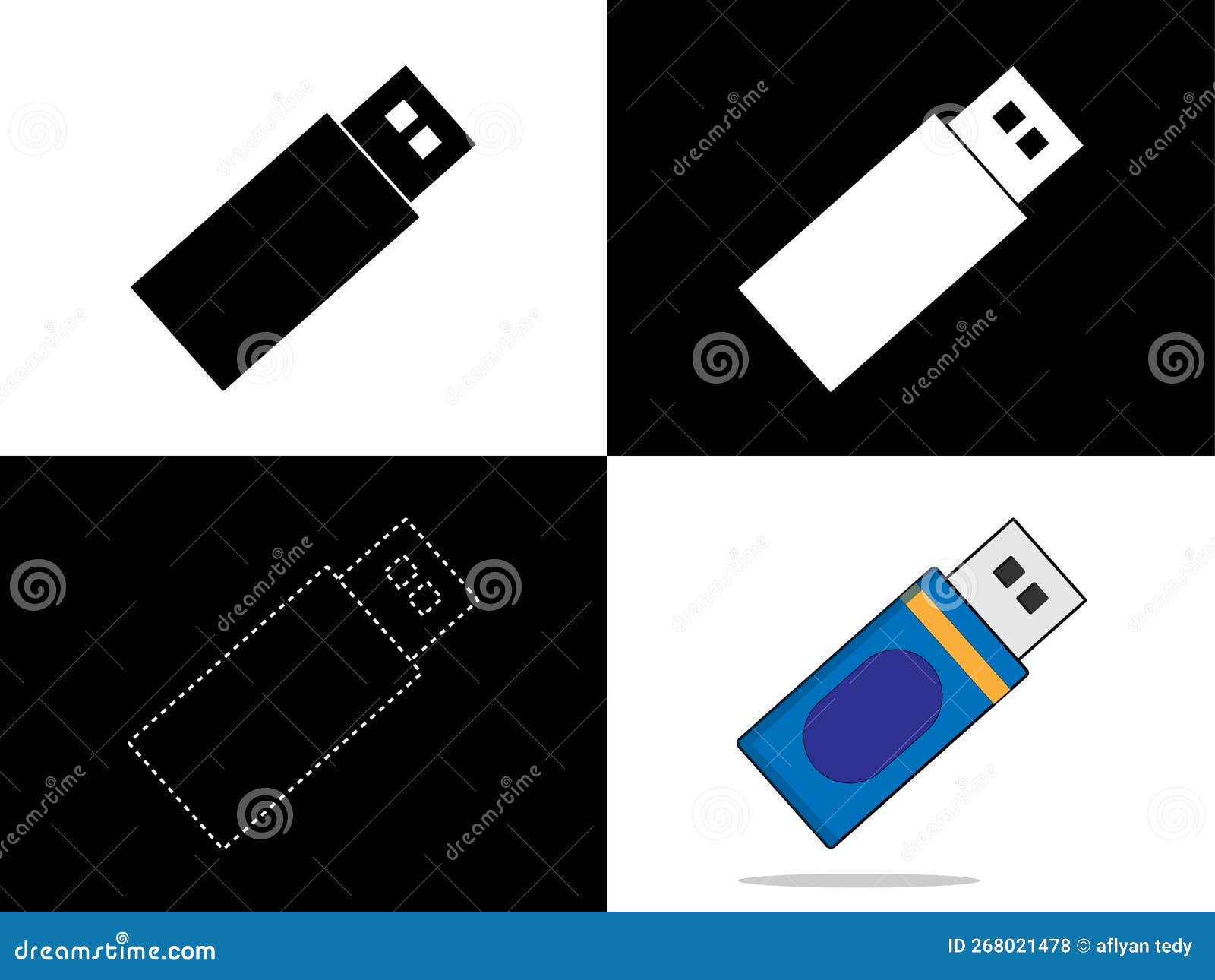 Symbol of flashdisk stock illustration. Illustration of hardware ...