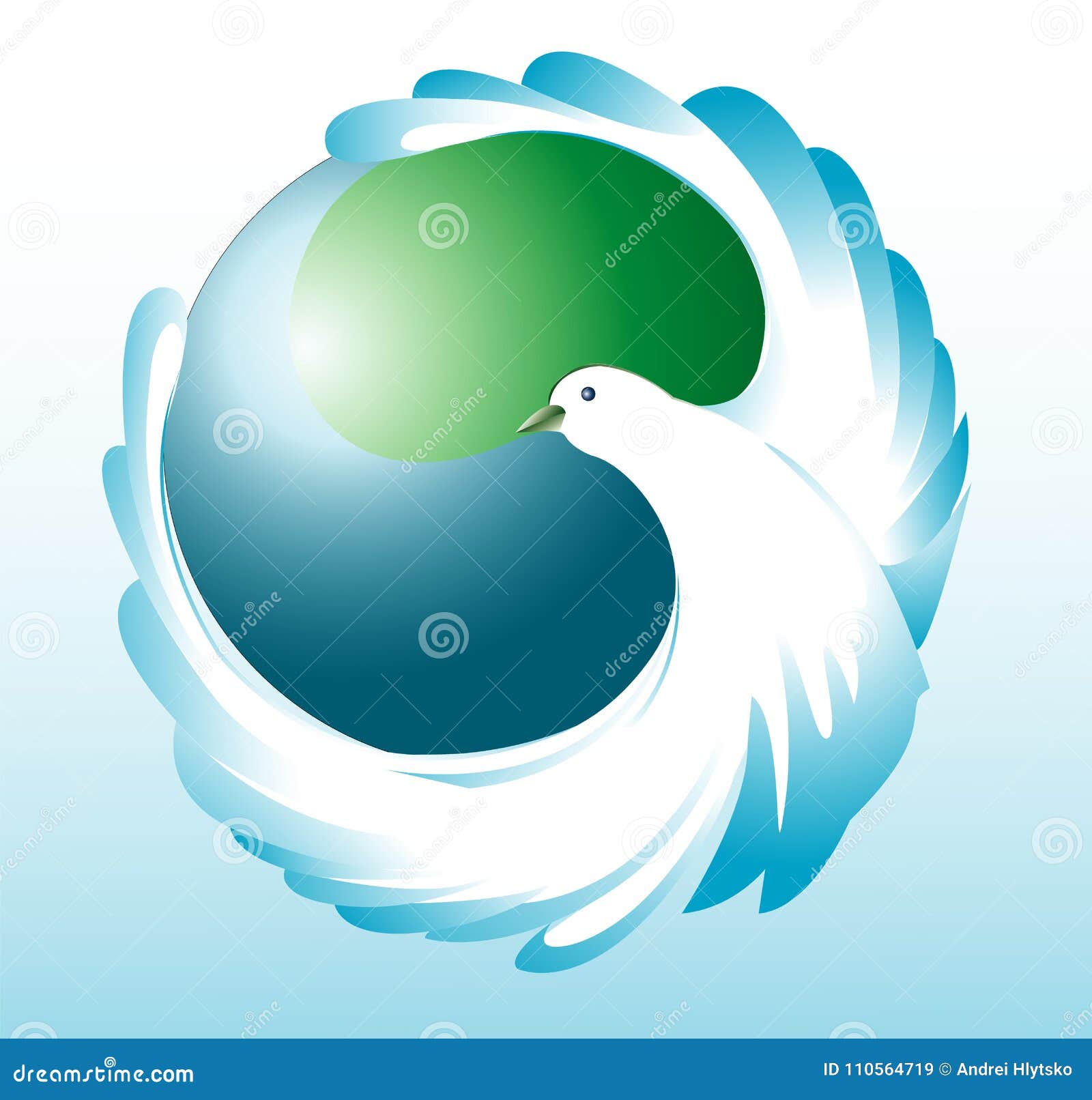 The symbol of flying birds stock illustration. Illustration of element ...