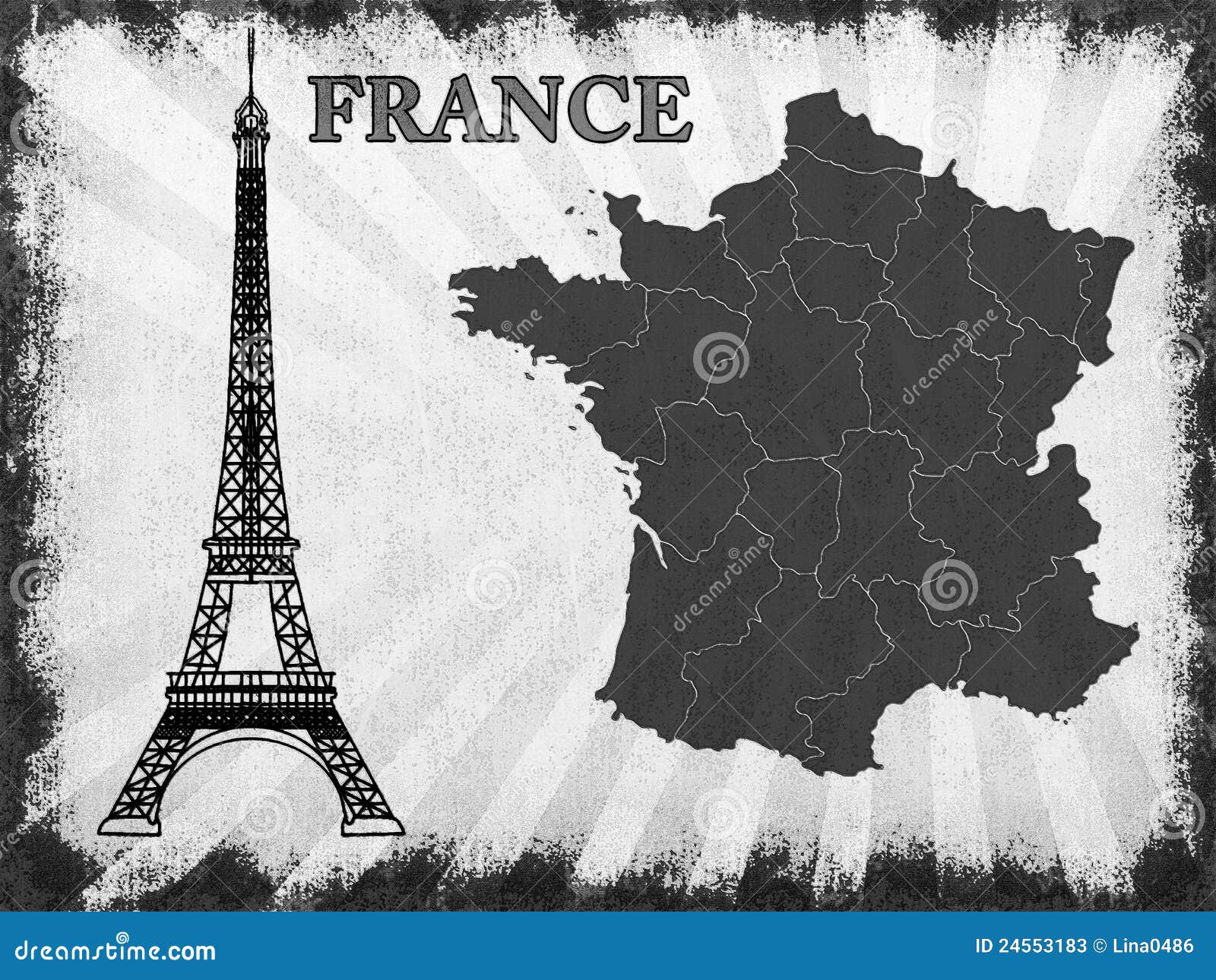 Symbol of France stock illustration. Illustration of eiffel - 24553183