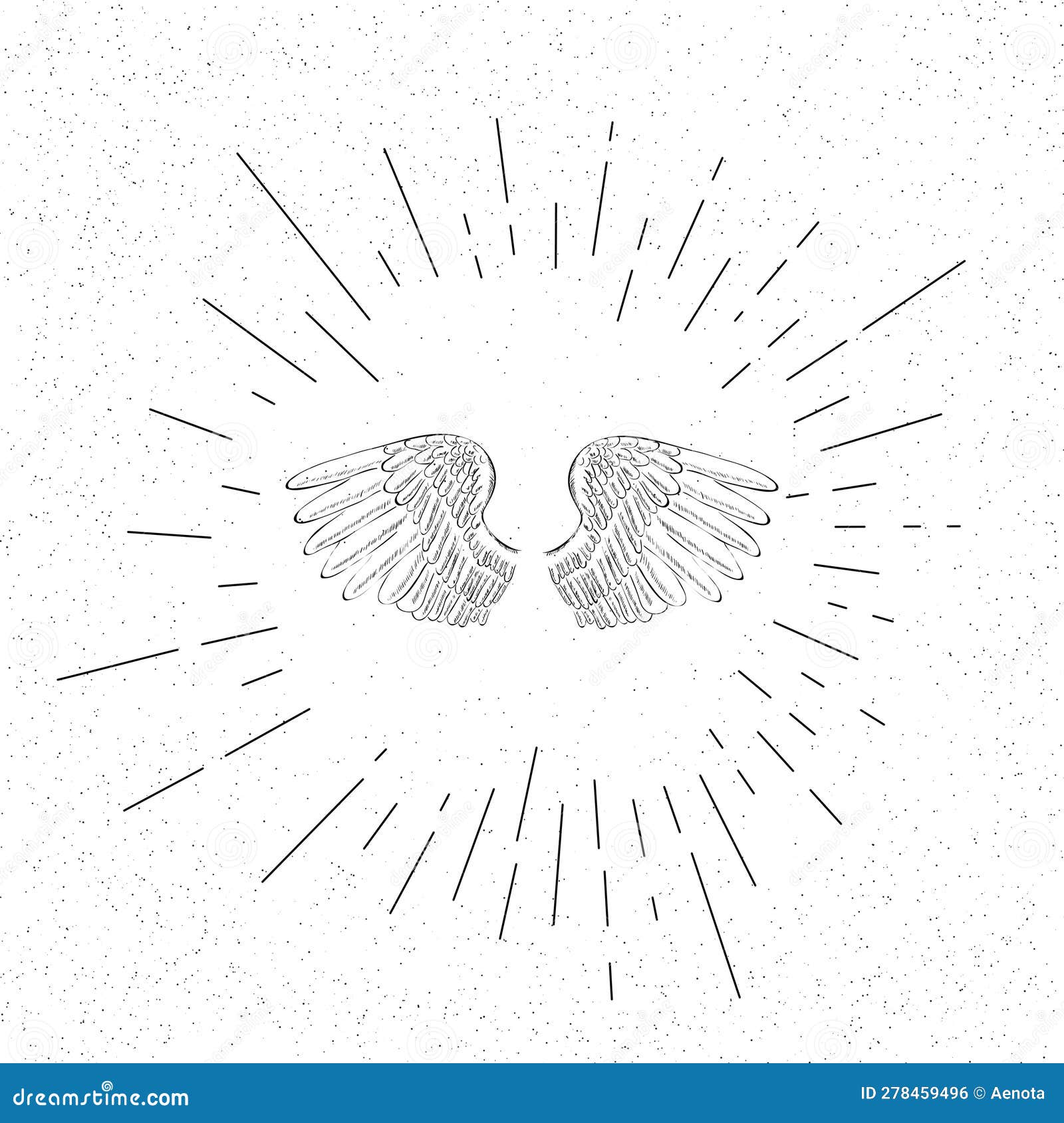 Symbol of Freedom - Wings of Freedom Icon Concept Vector Illustration ...