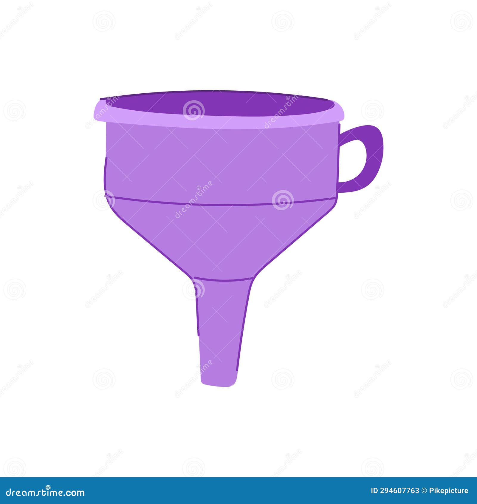 Symbol Funnel Cartoon Vector Illustration Stock Vector - Illustration ...