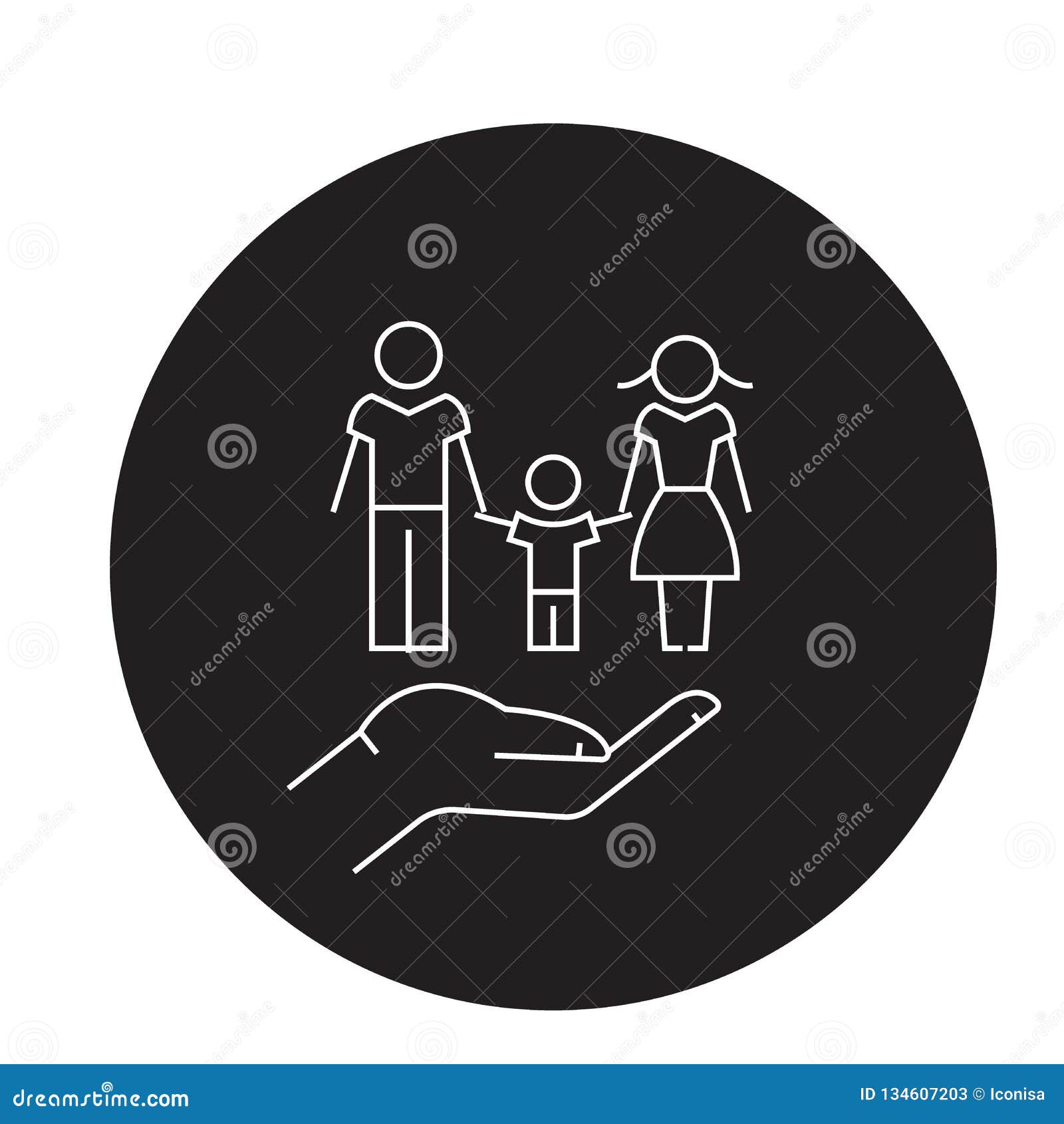 Symbol För Begrepp För Vektor För Familjmedicin Svart Plan Illustration ... Symbol För Begrepp För Vektor För Familjmedicin Svart Plan Illustration ...