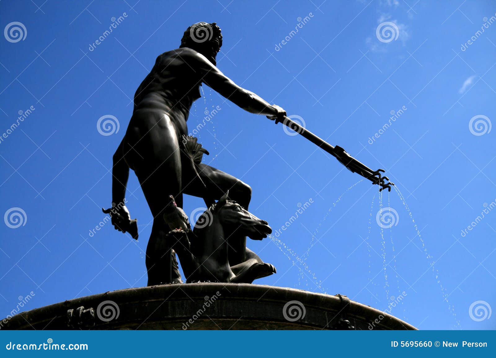 Symbol of Gdansk stock photo. Image of poseidon, monument - 5695660