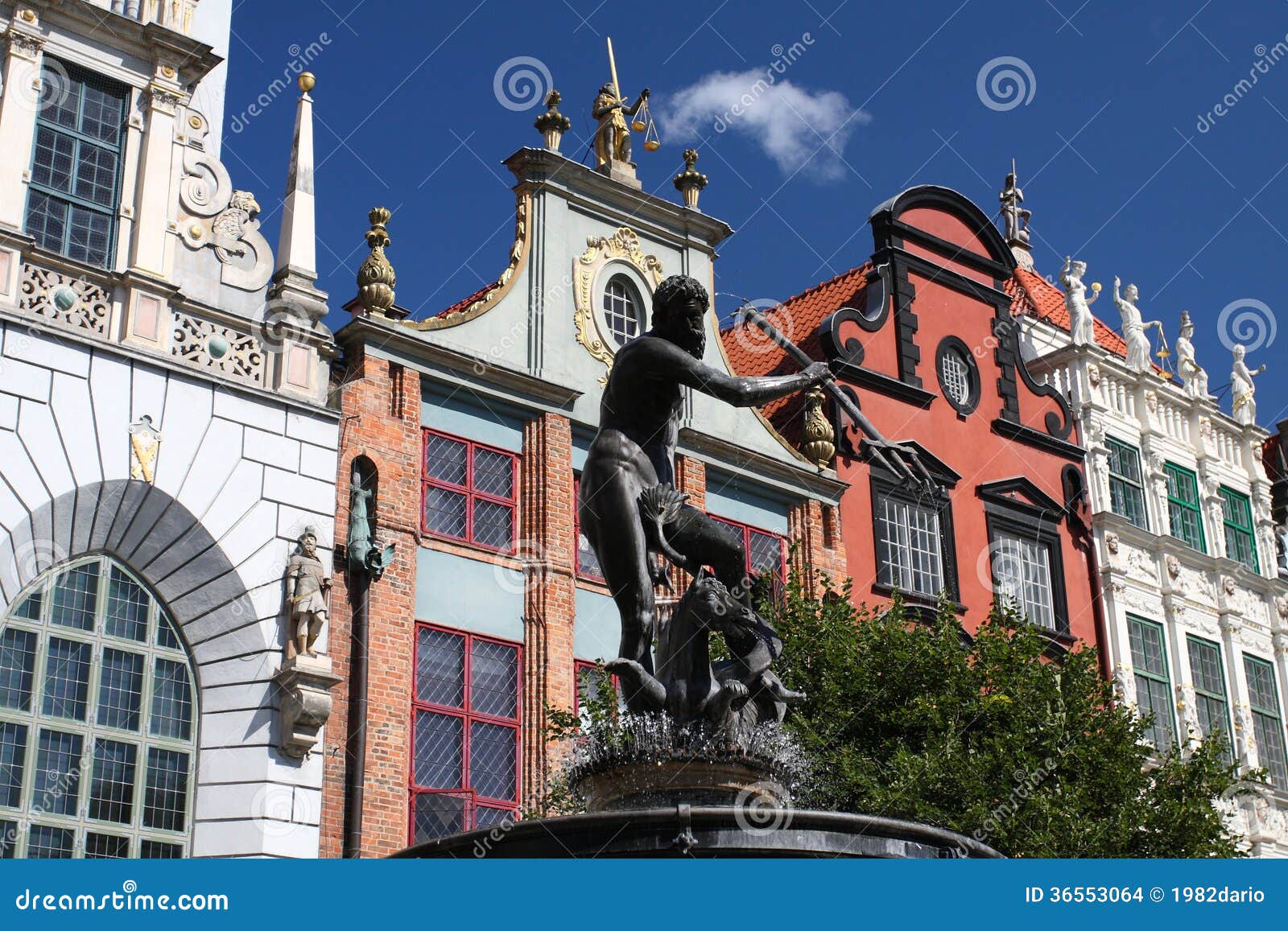 Symbol of Gdansk stock photo. Image of baltic, centre - 36553064