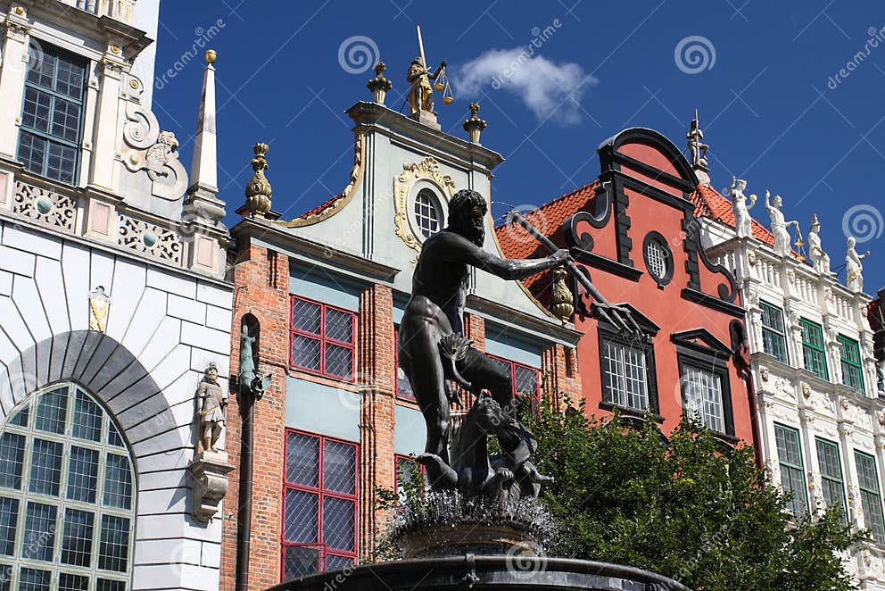Symbol of Gdansk stock photo. Image of baltic, centre - 36553064