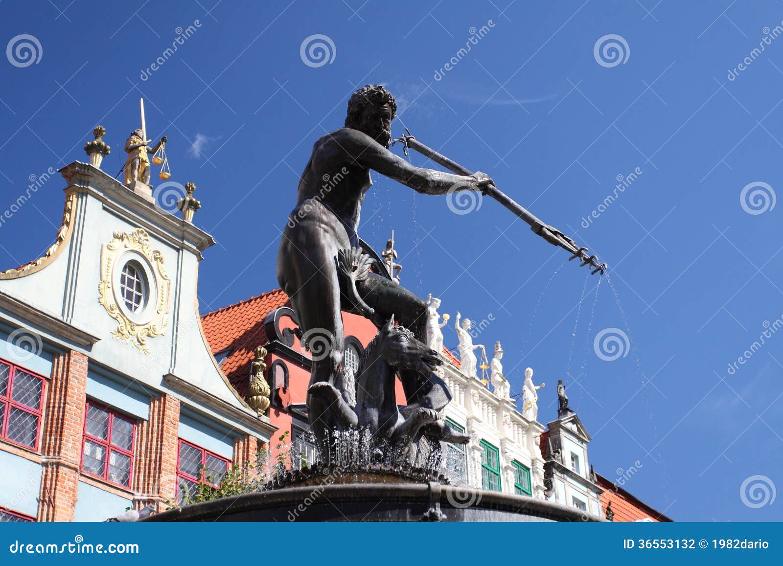 Symbol of Gdansk stock photo. Image of centre, history - 36553132