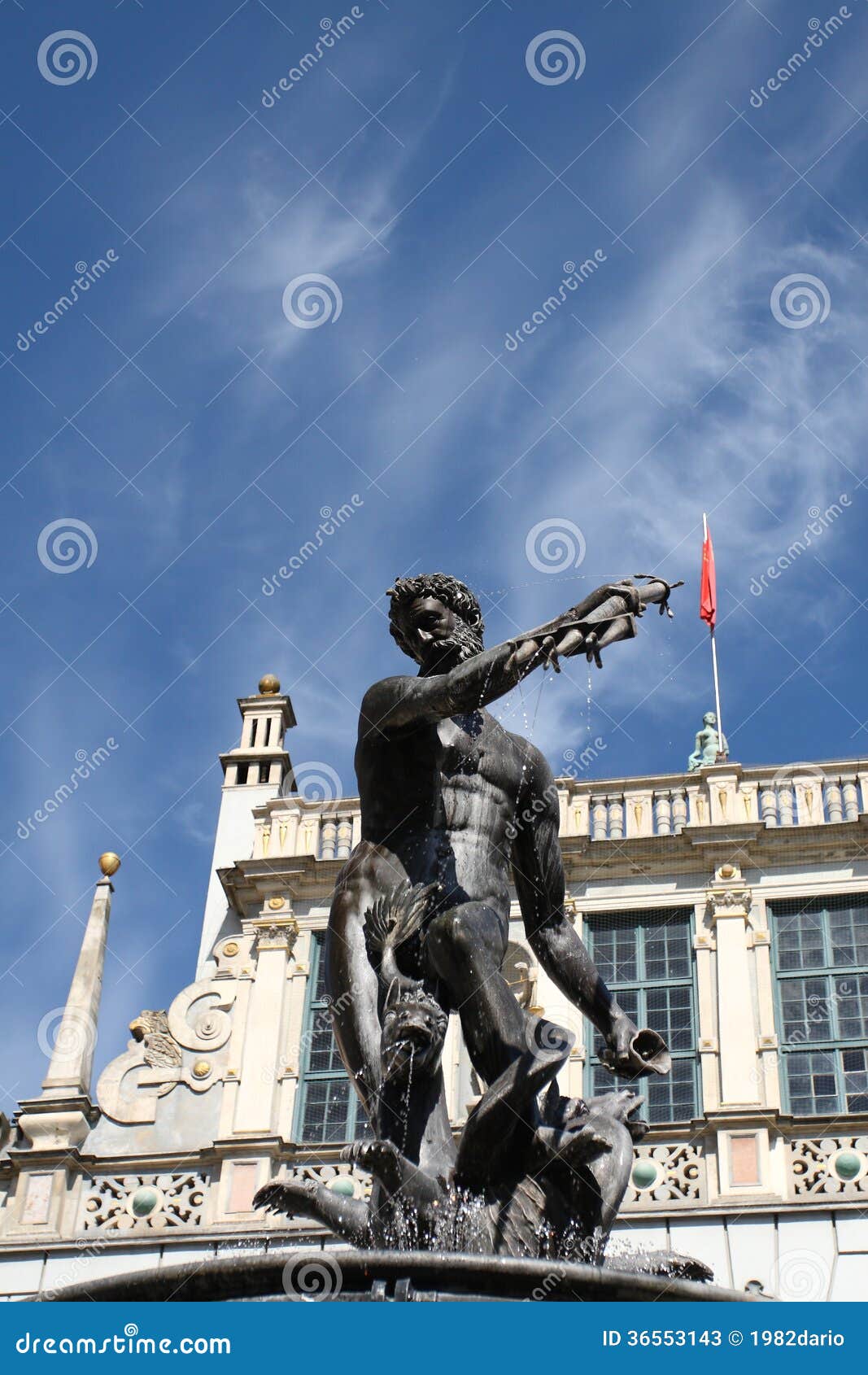 Symbol of Gdansk stock image. Image of statue, sculpture - 36553143