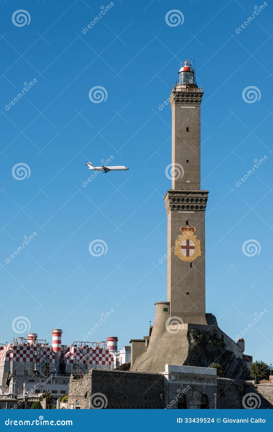 Symbol of Genoa, Italy. stock photo. Image of genoa, energy - 33439524