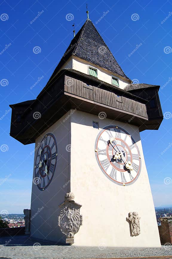 Symbol Graz - Glockenturm stockbild. Bild von jahrhundert - 40701957