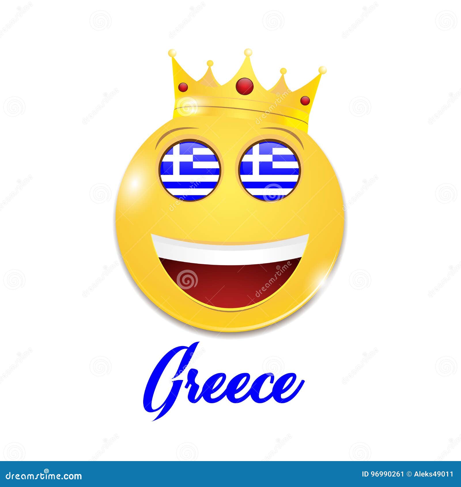 Symbol of Greece stock vector. Illustration of mouth - 96990261