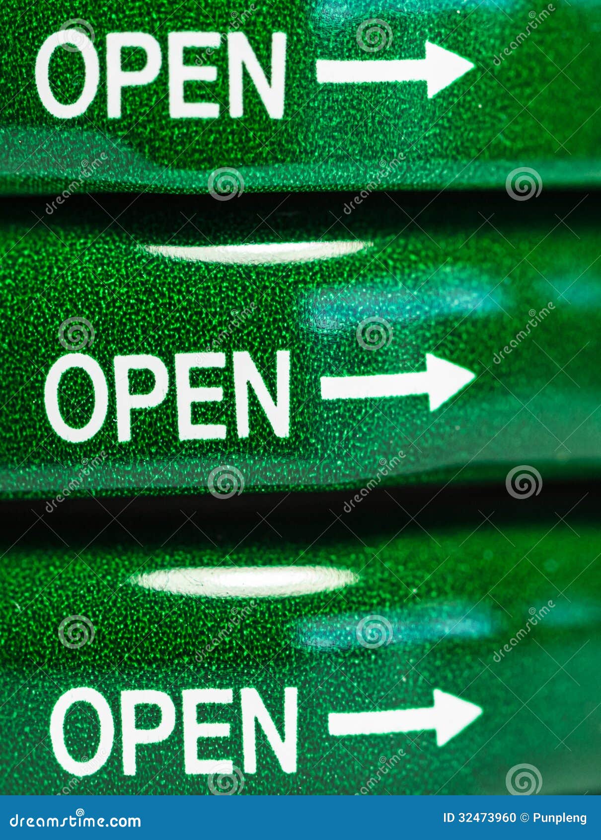 Symbol on Green Bottle Cap, Macro Stock Photo - Image of symbol ...