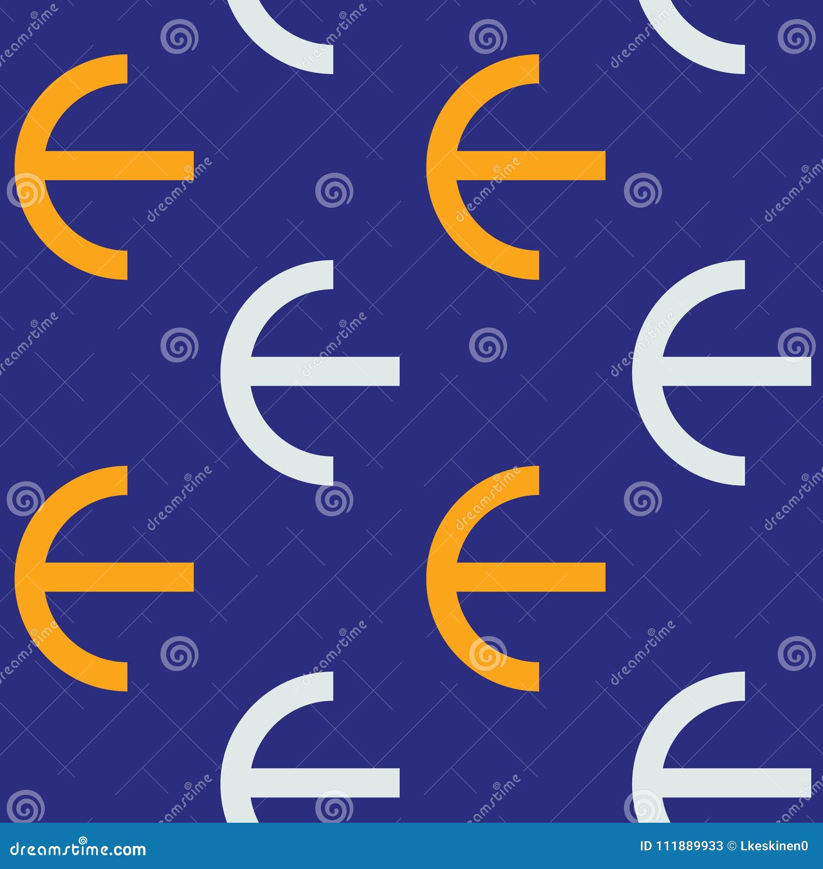 Symbol Grid Seamless Pattern Stock Vector - Illustration of planet ...