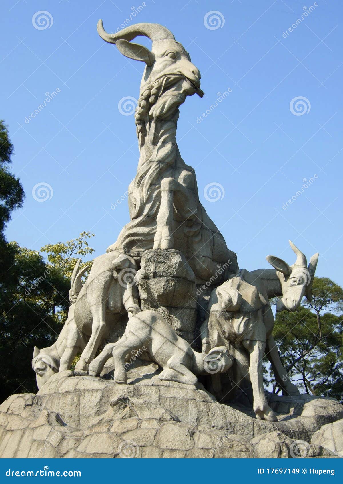 Symbol of Guangzhou City stock image. Image of five, cantonese - 17697149