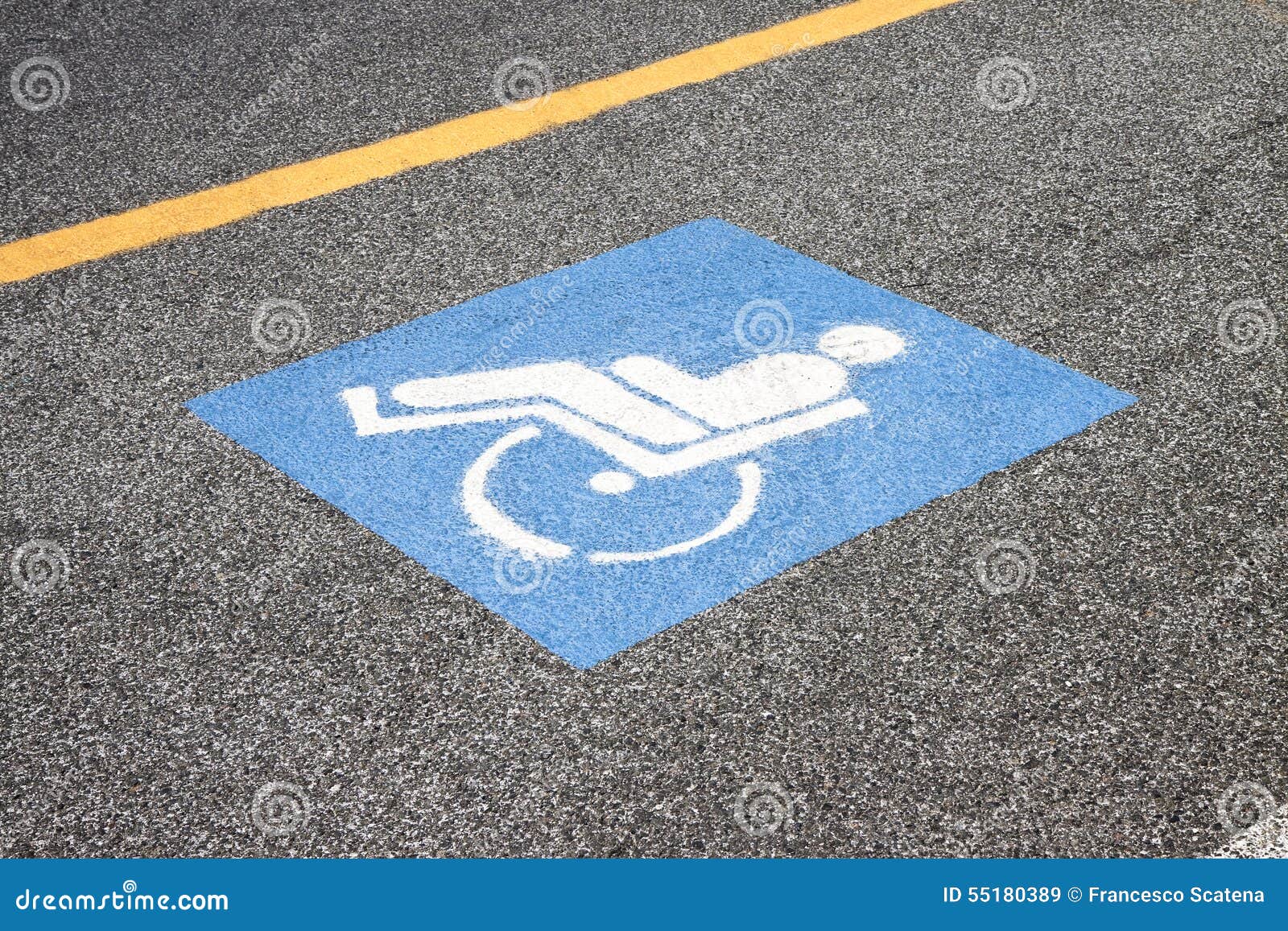 Symbol of the Handicapped Person Stock Image - Image of access ...