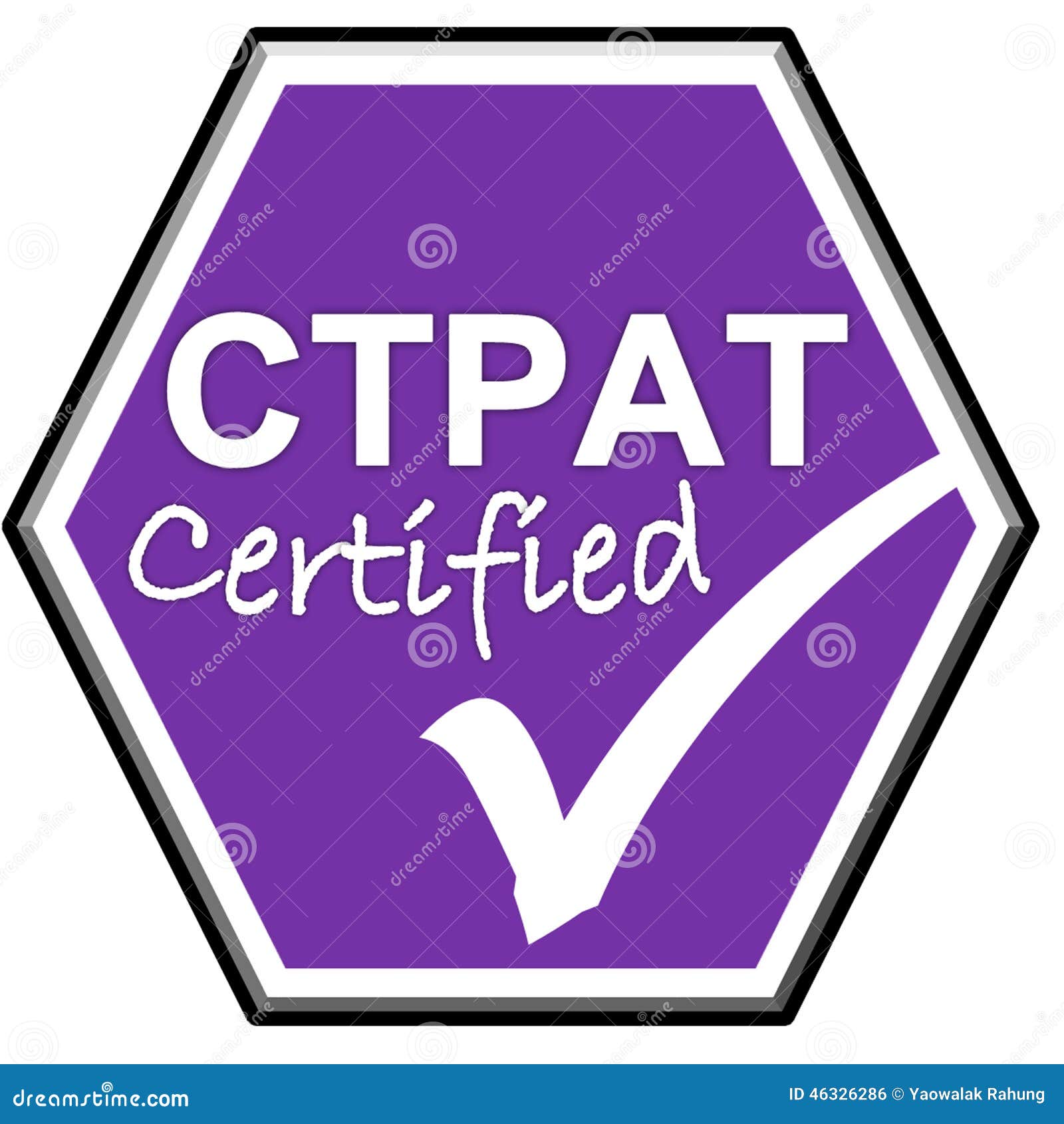 Symbol Have Been Certified CTPAT System Stock Illustration ...