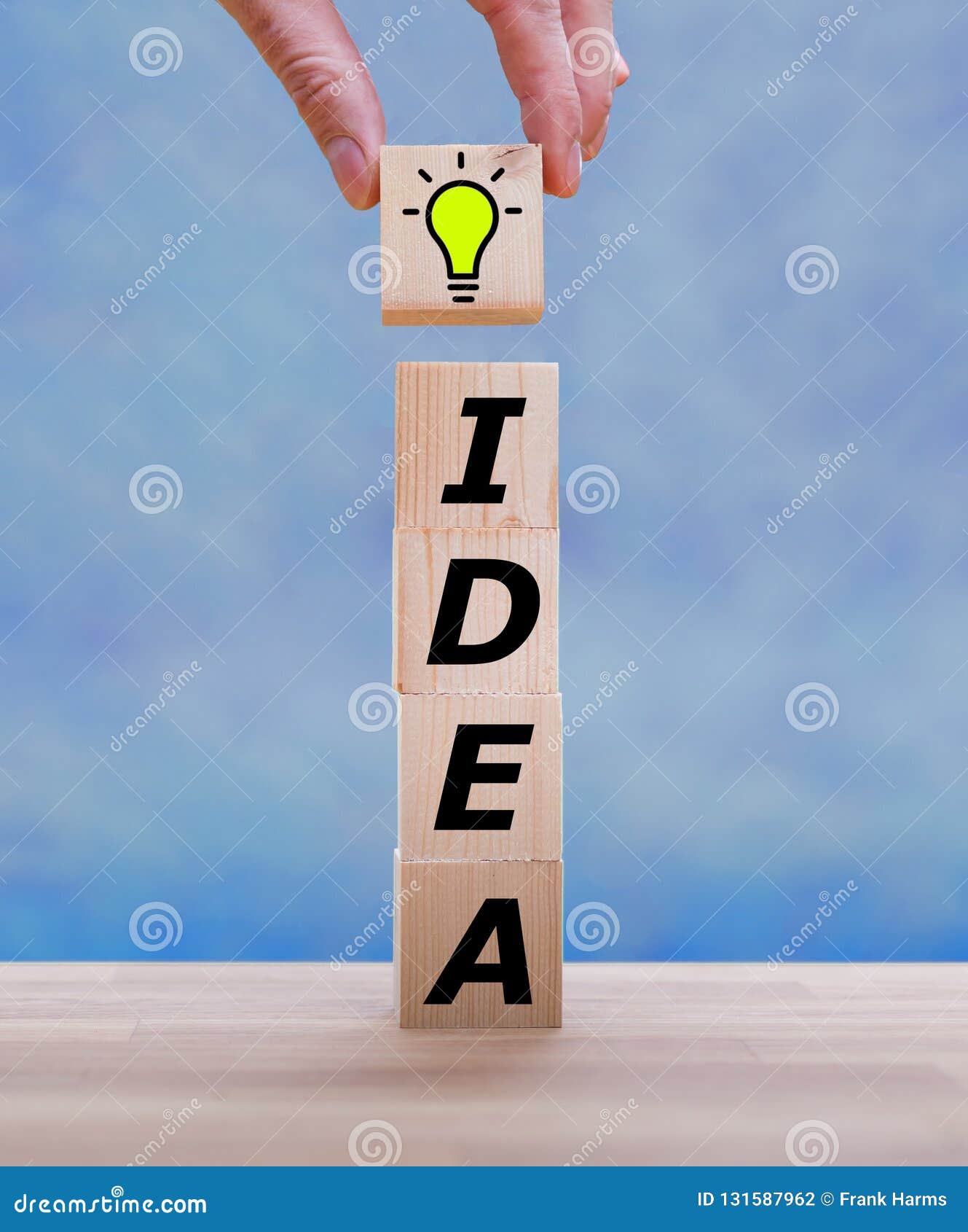 Symbol of Having a Good Idea Stock Photo - Image of help, idea: 131587962