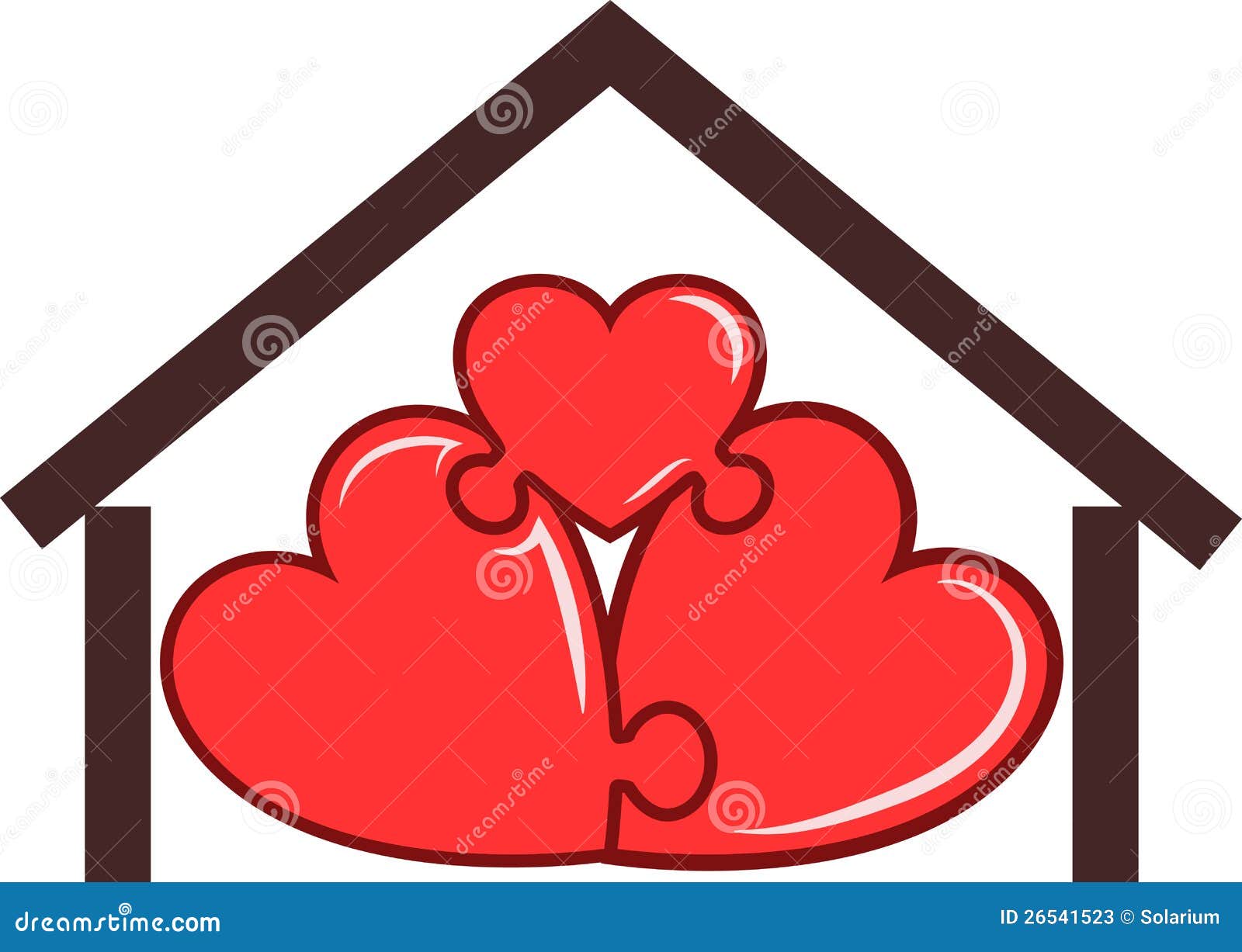 Symbol of the home stock vector. Illustration of icon - 26541523