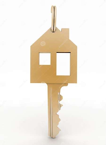 Symbol house key stock illustration. Illustration of estate - 49304499