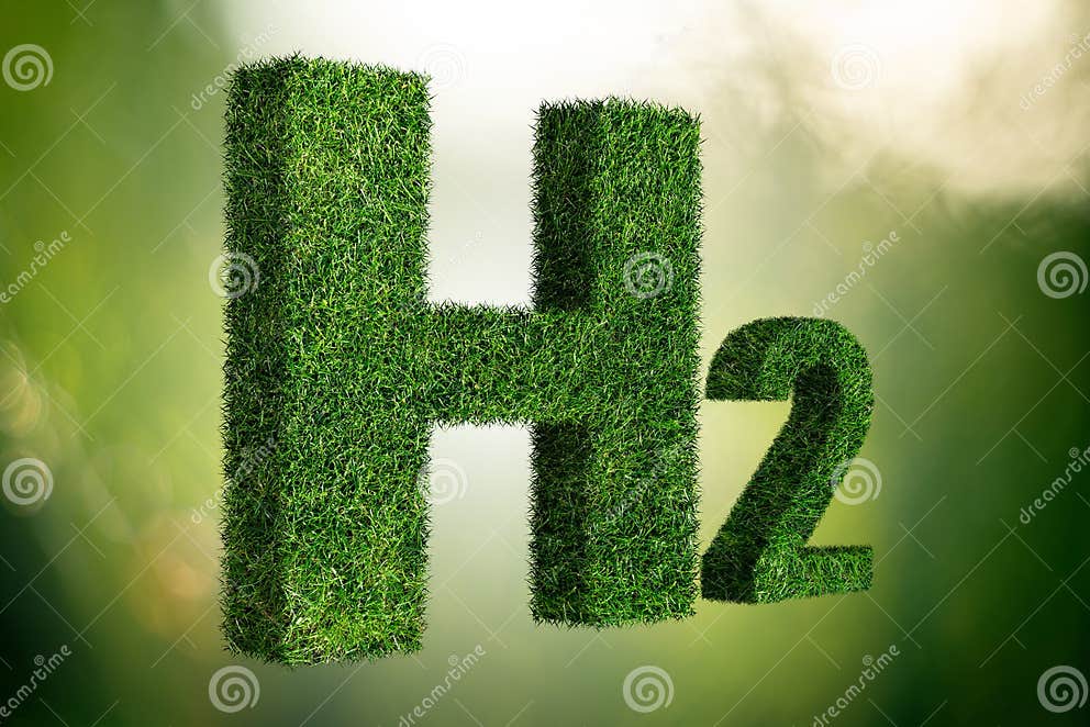 Symbol of Hydrogen H2 stock illustration. Illustration of hydrogen ...