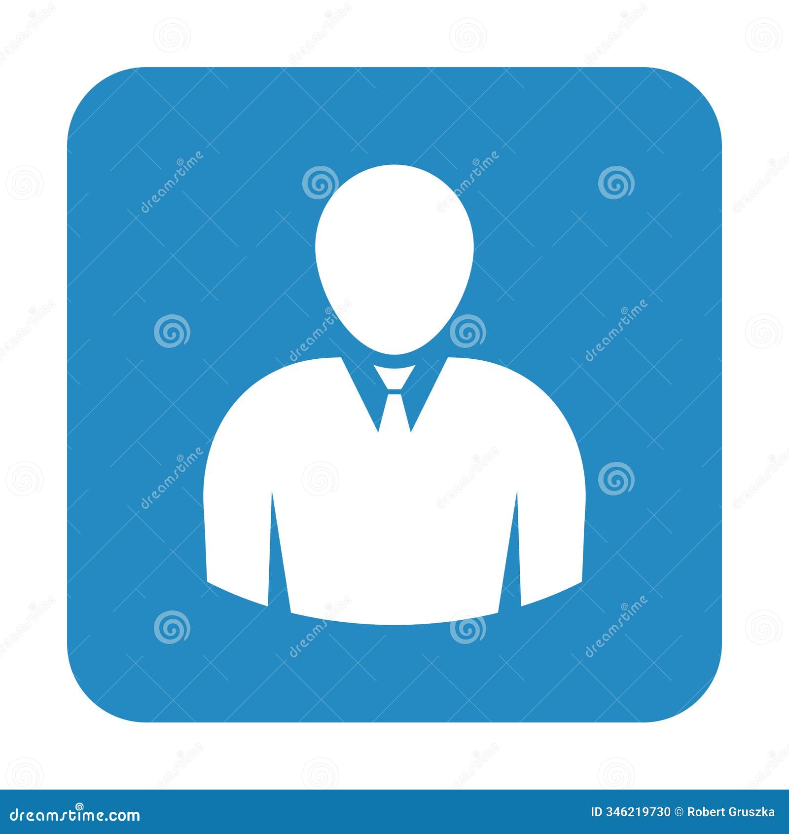 Symbol, icon of man. stock vector. Illustration of people - 346219730