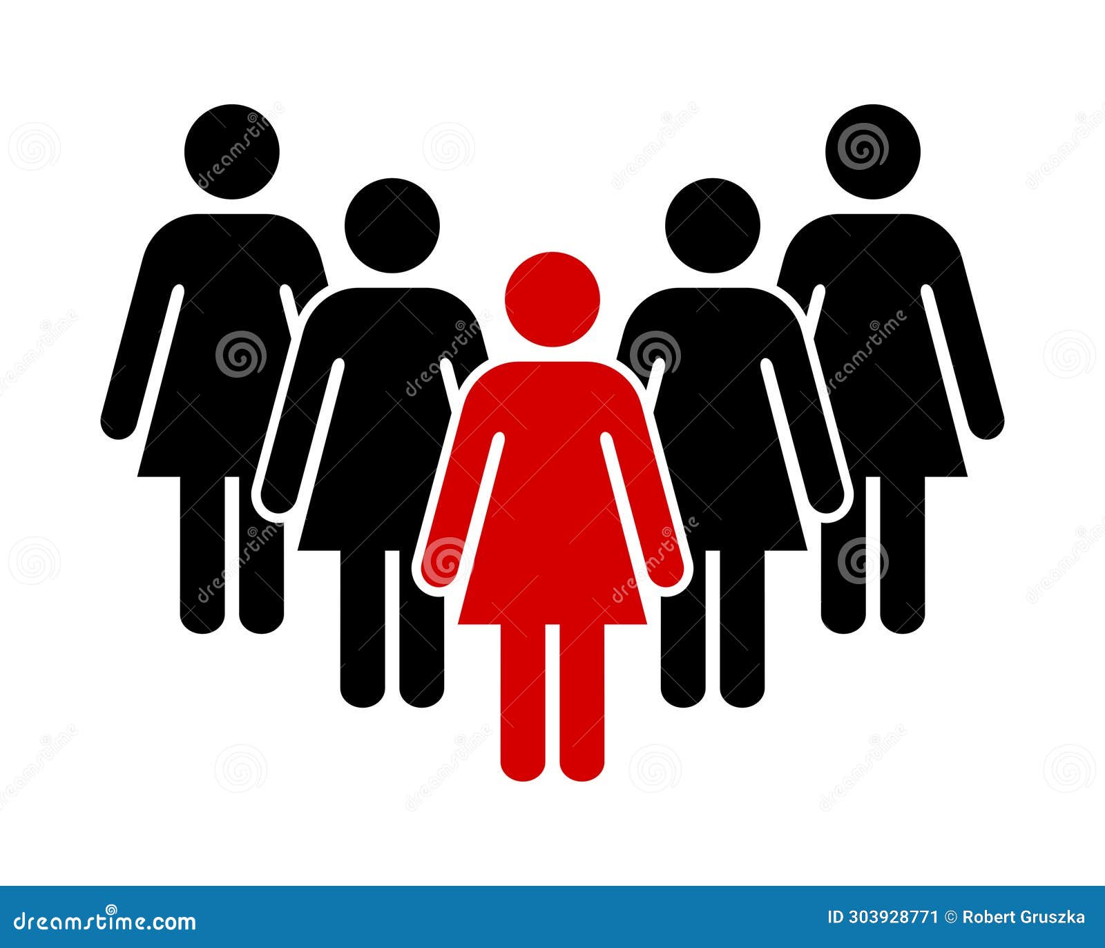 Symbol, icon of women stock illustration. Illustration of background ...