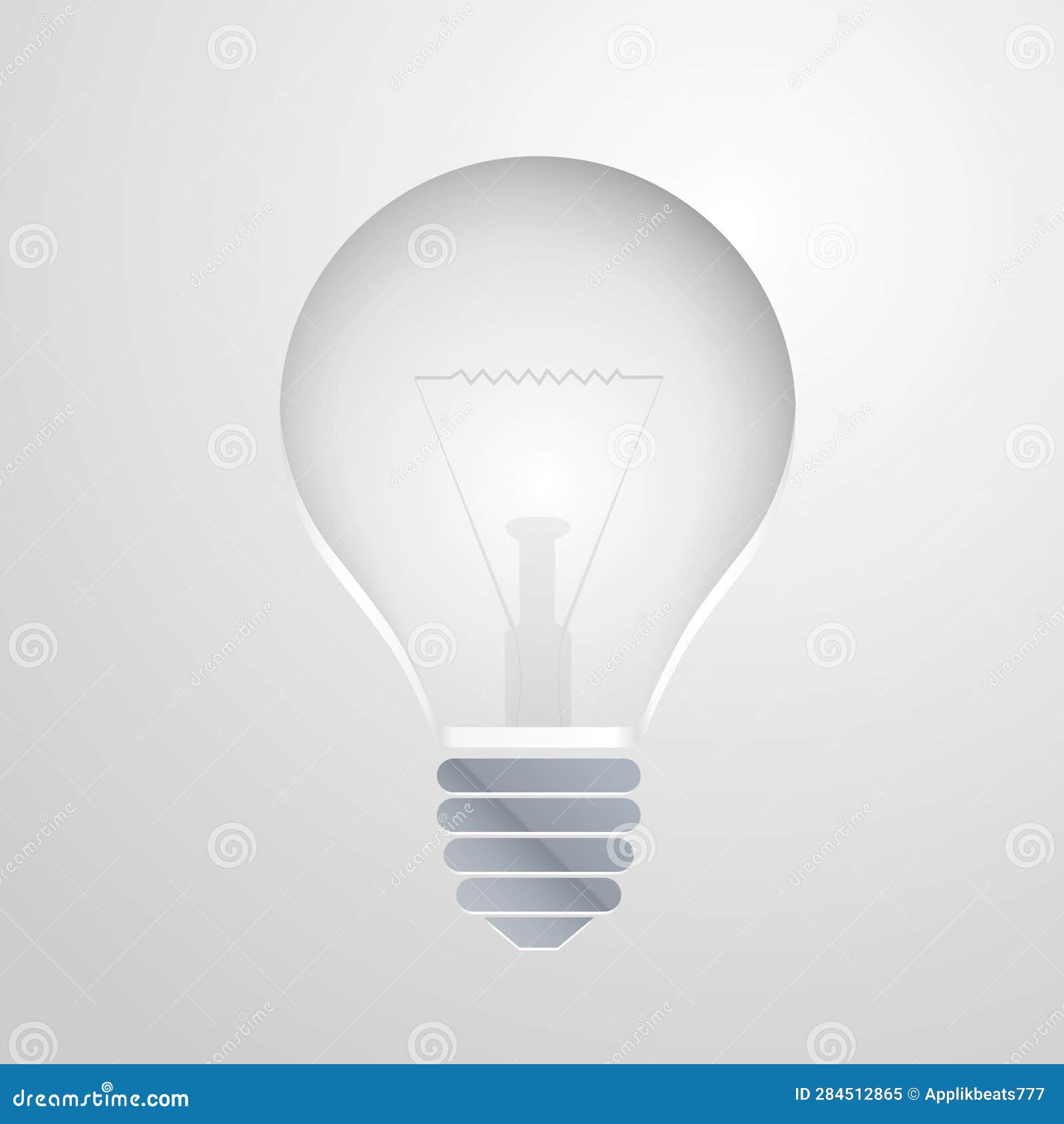 Symbol of idea the bulb stock vector. Illustration of ecology - 284512865