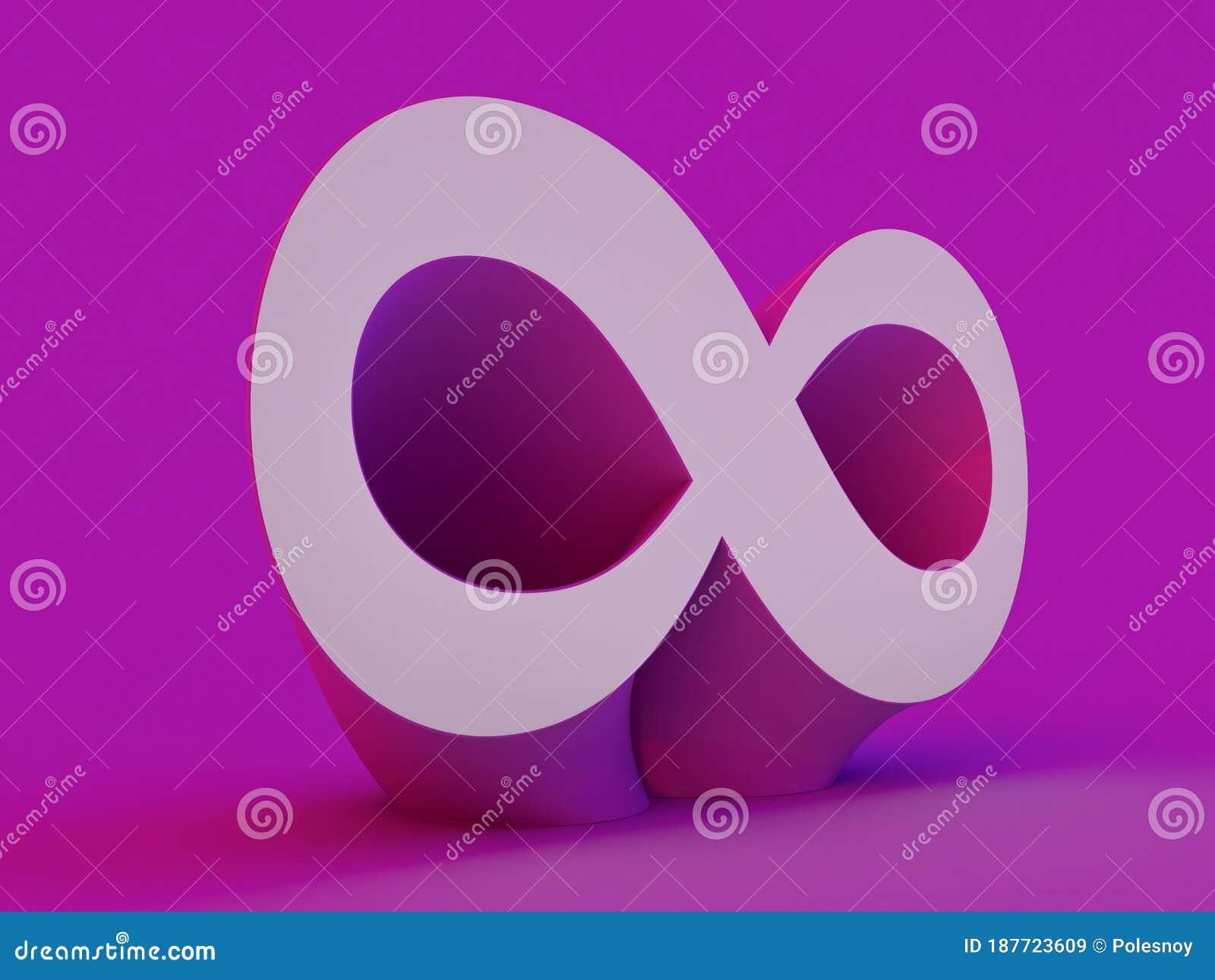 Symbol of Infinity Art Info. Combination of Figure 8. Infinity Concept ...