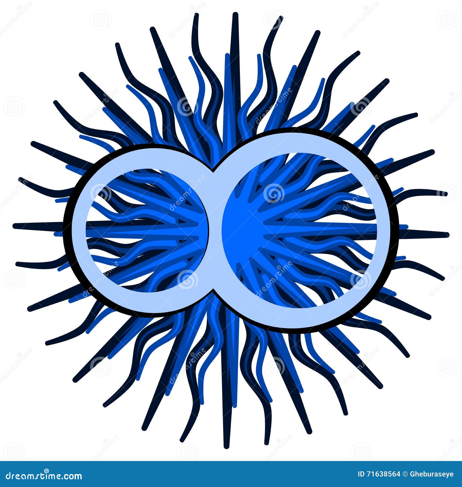 Symbol of Infinity on Decoration Isolated Stock Vector - Illustration ...