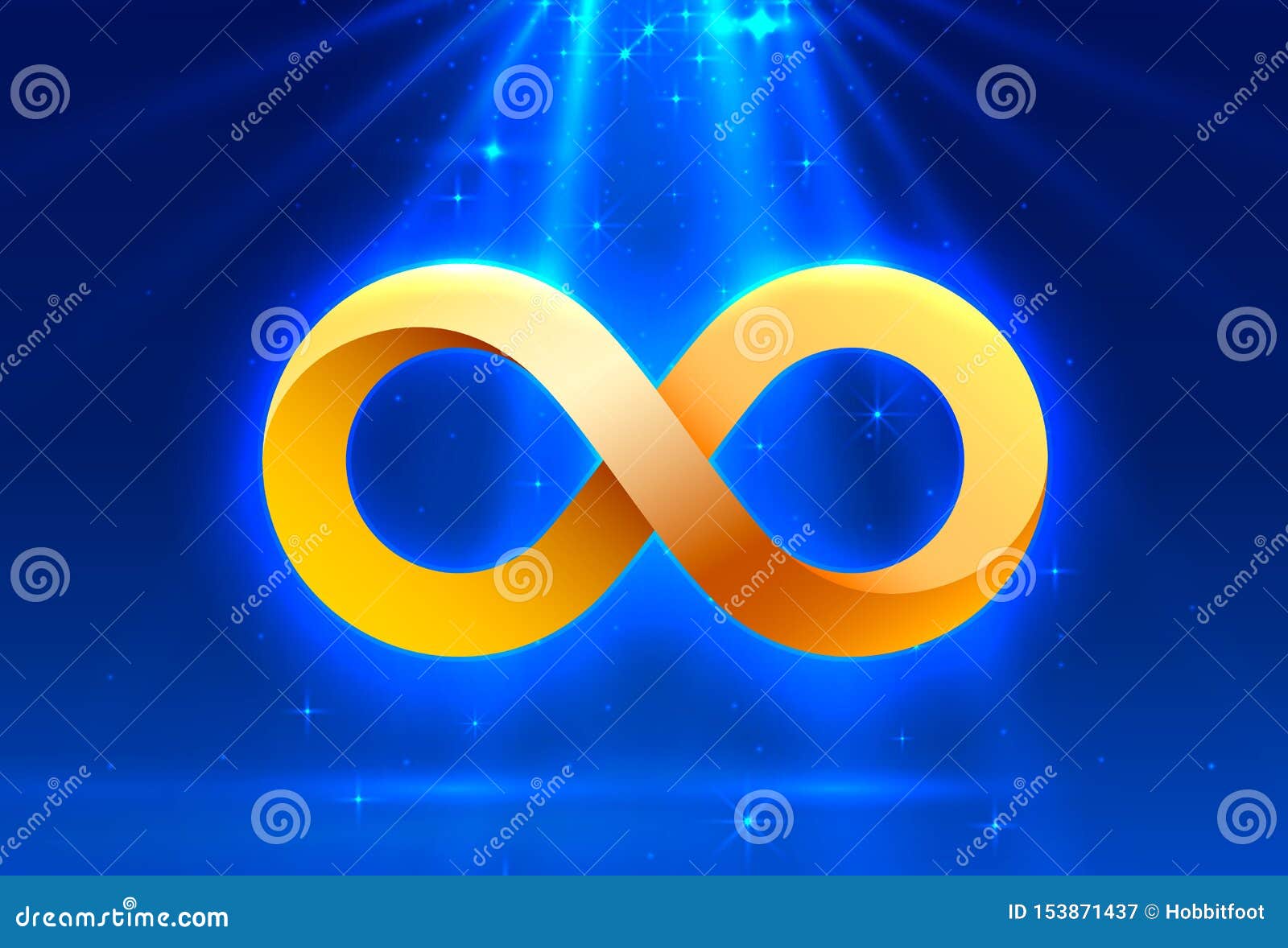 Symbol of Infinity Electronic Sign, Technology Network Digital. Stock ...