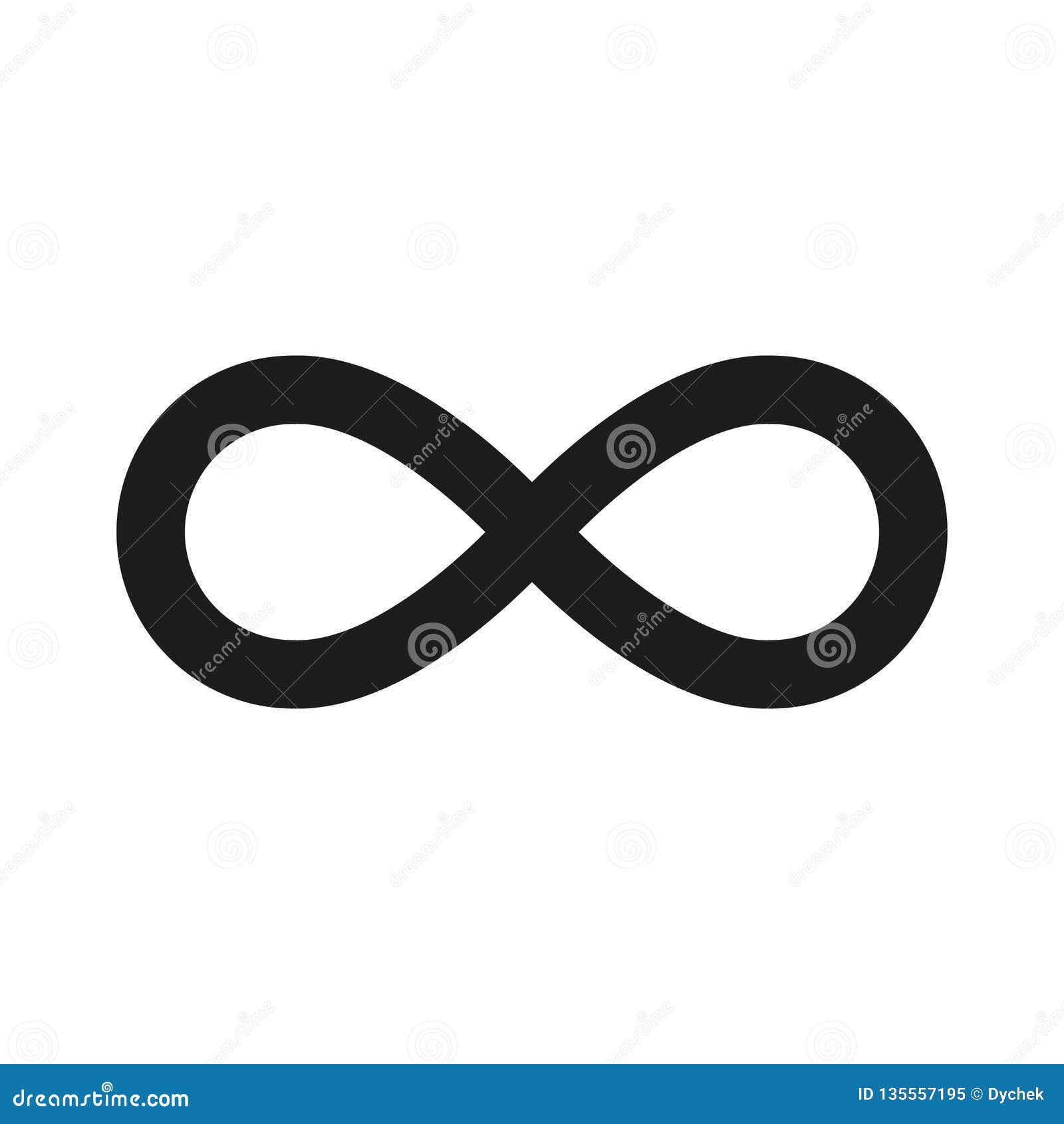 Symbol of Infinity. Simple Vector Illustration Stock Vector ...