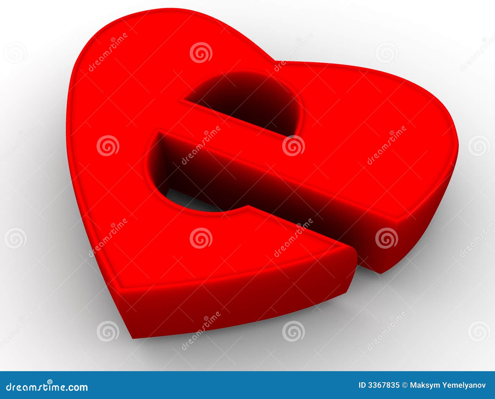 Symbol of Internet As Heart Stock Illustration - Illustration of mark ...